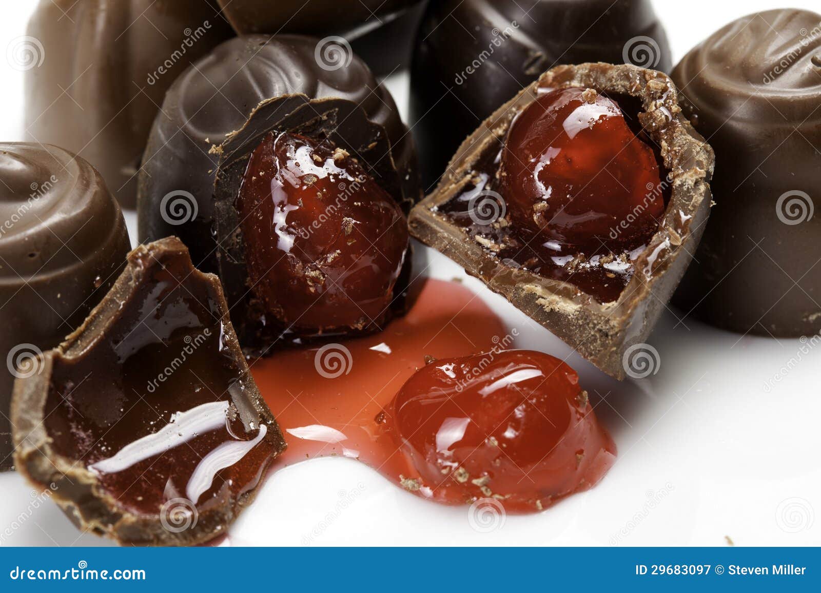 Cherry Cordials stock image. Image of chocolate, cordials - 29683097