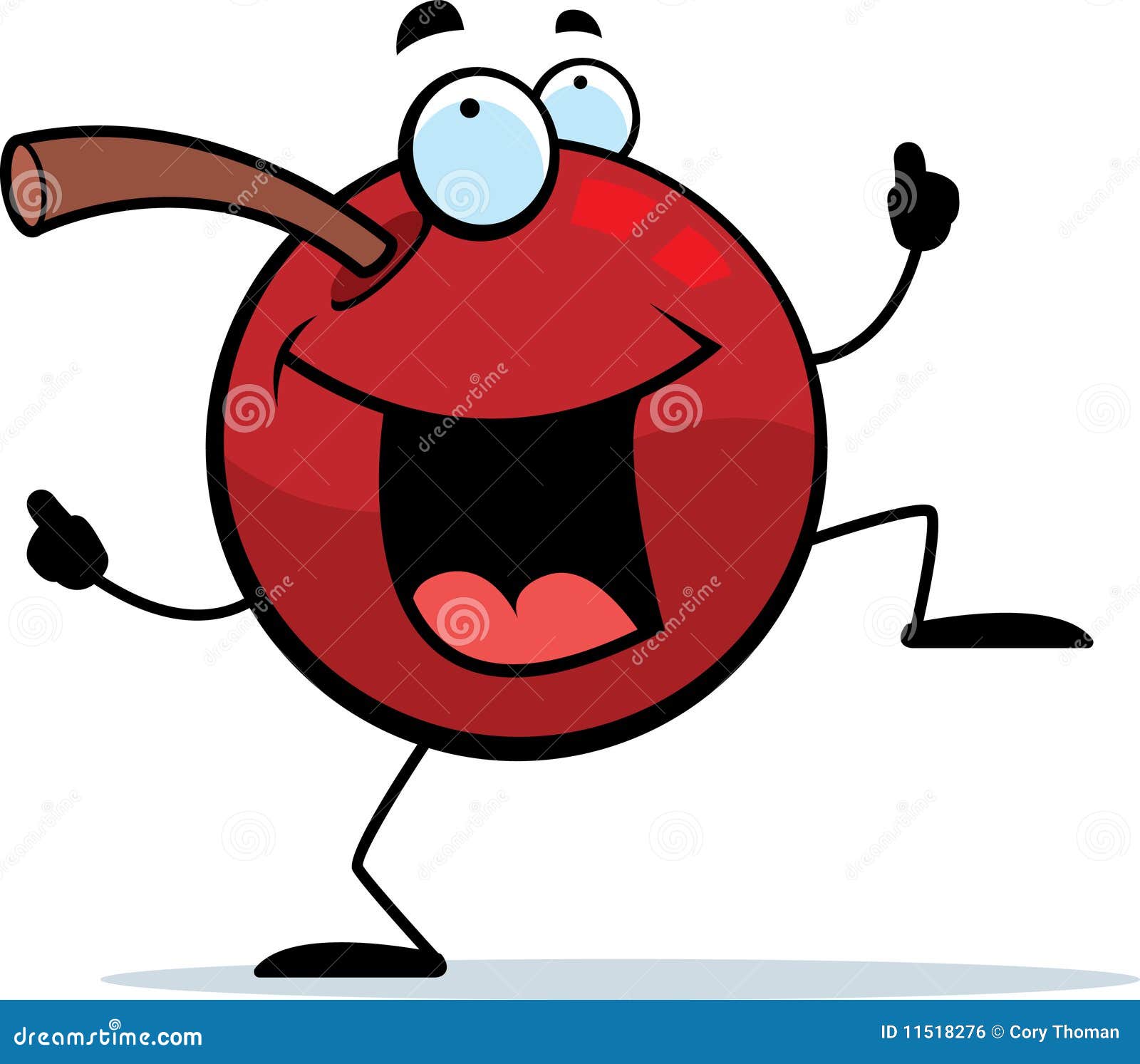 Cherry Dancing stock vector. Illustration of food, fruit - 11518276