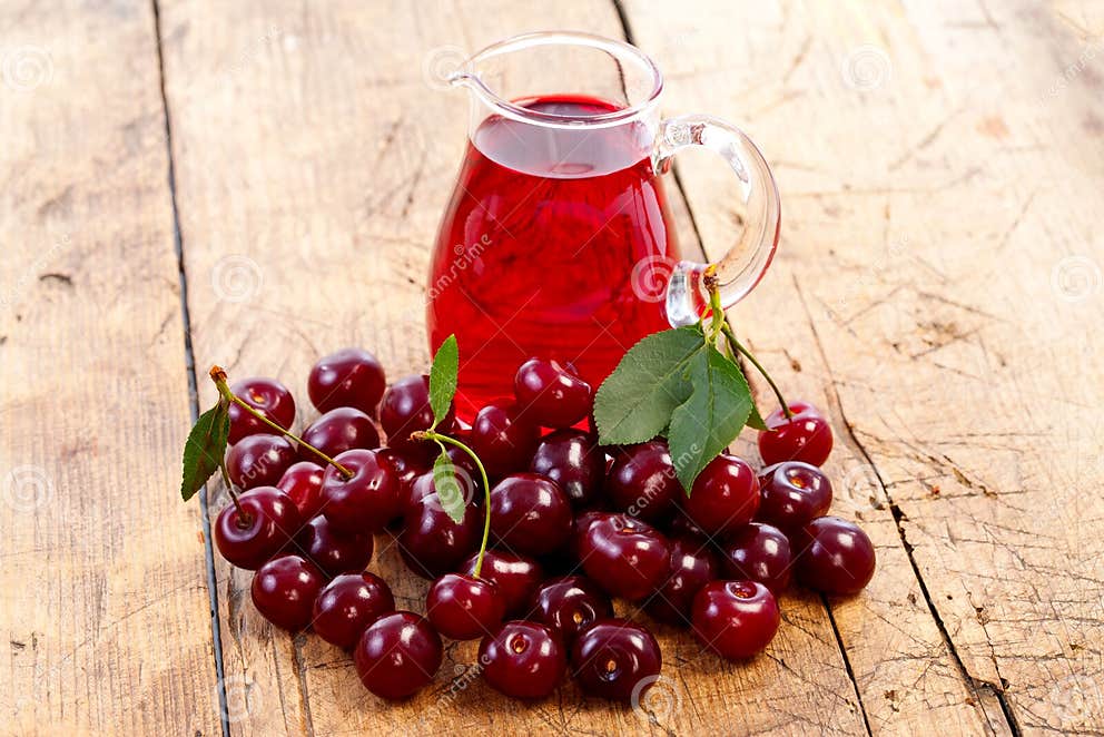Cherry drink stock photo. Image of juice, cool, fruit - 20813834