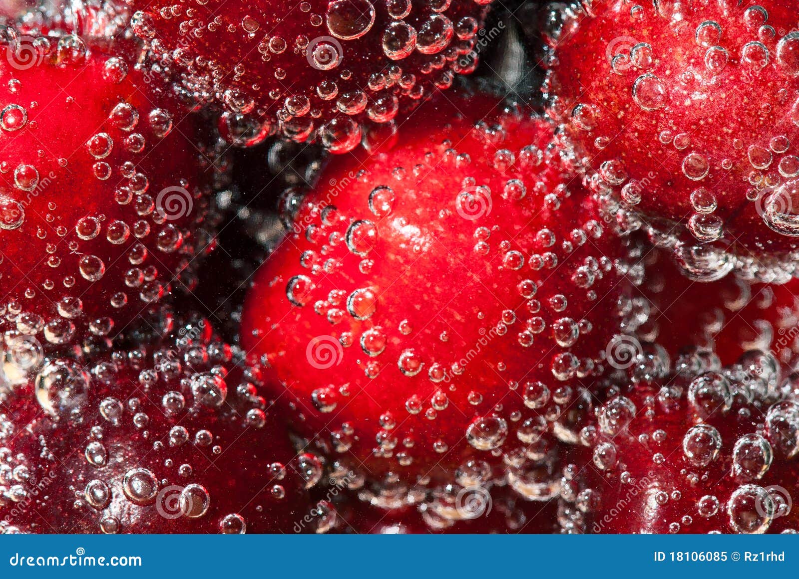 Cherry effervescent stock image. Image of fruit, cherry - 18106085