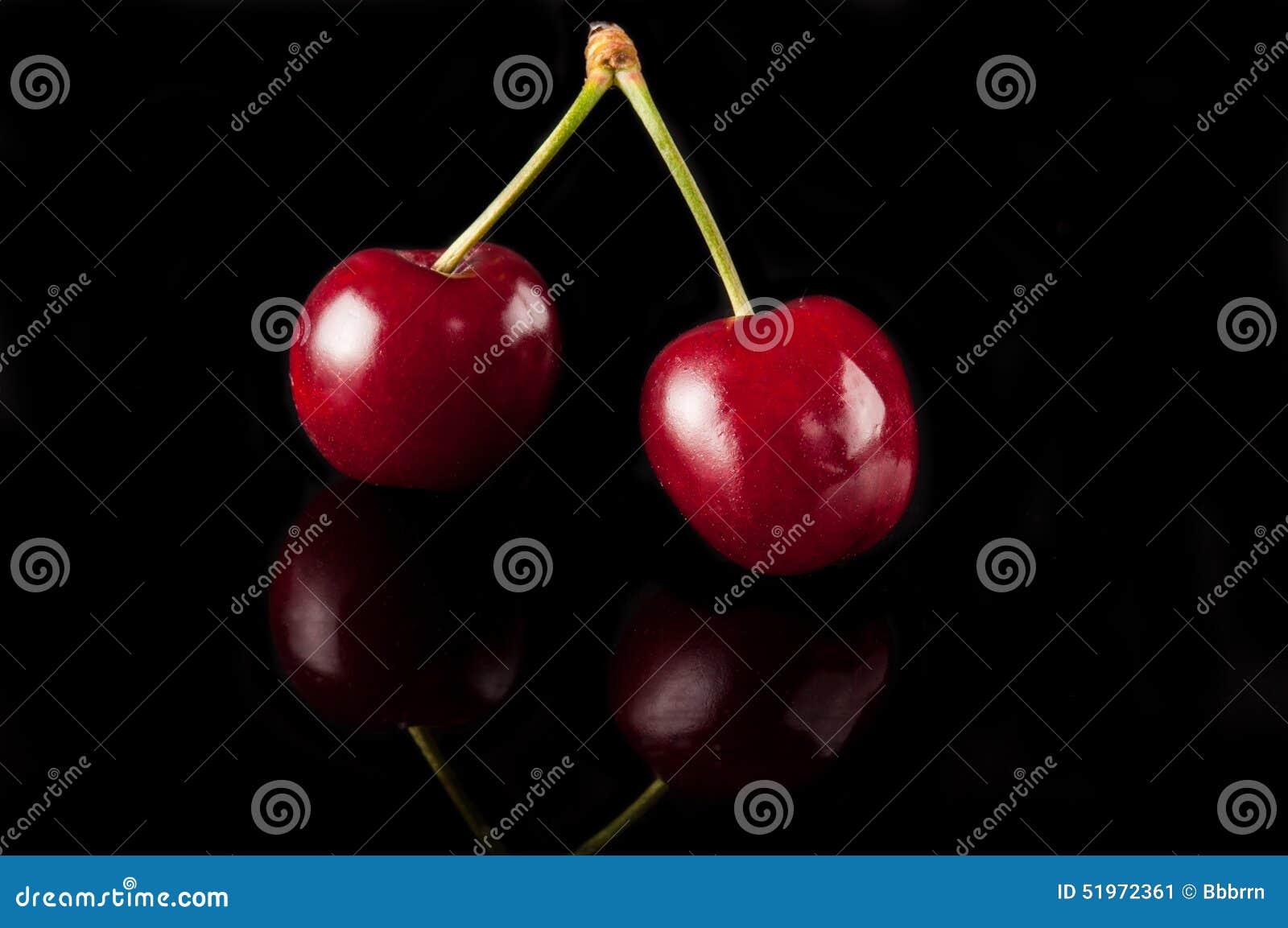 Cherry fruits stock image. Image of healthy, delicious - 51972361