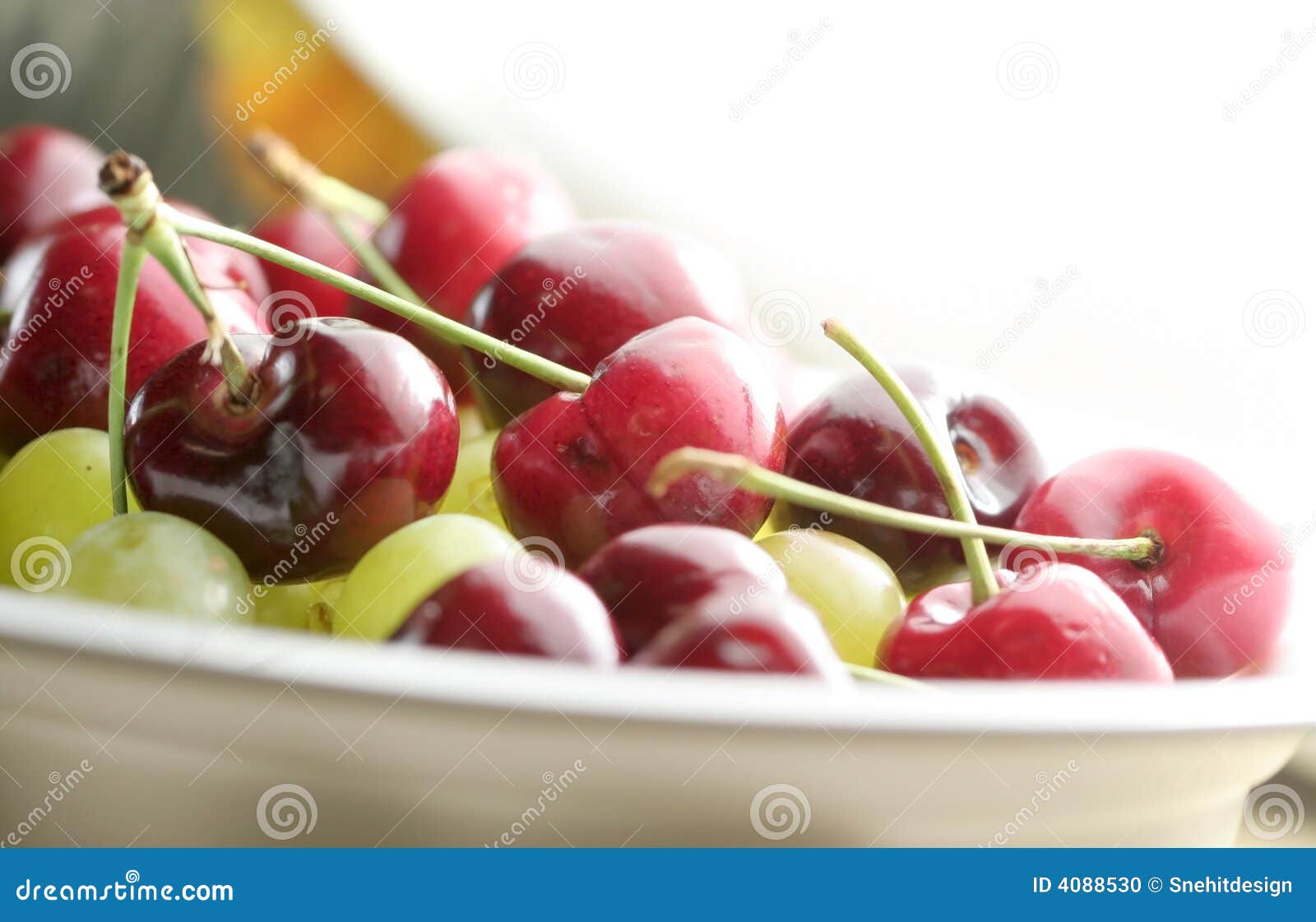 Cherry And Grapes Picture. Image: 4088530