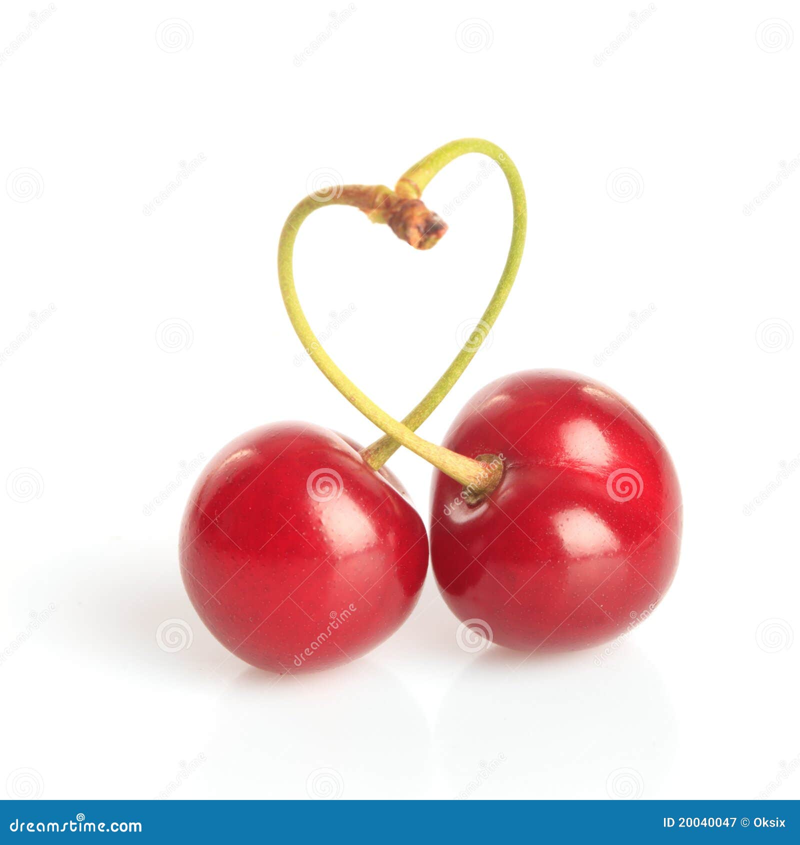 Cherry heart stock image. Image of nutrient, sweets, stem - 20040047