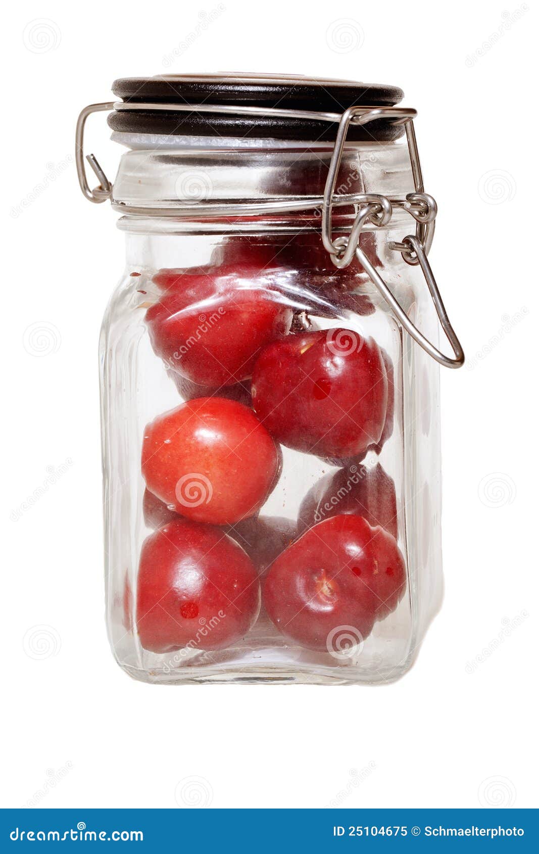 Cherry jar stock image. Image of berry, glass, ingredient - 25104675