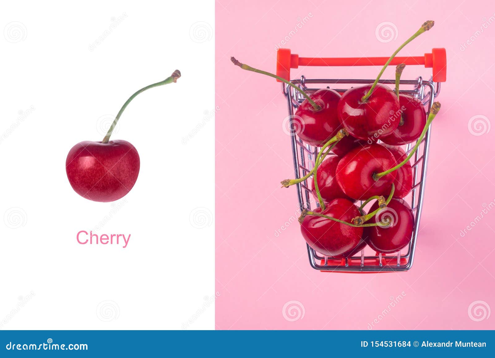 Cherry layout stock photo. Image of natural, creative - 154531684