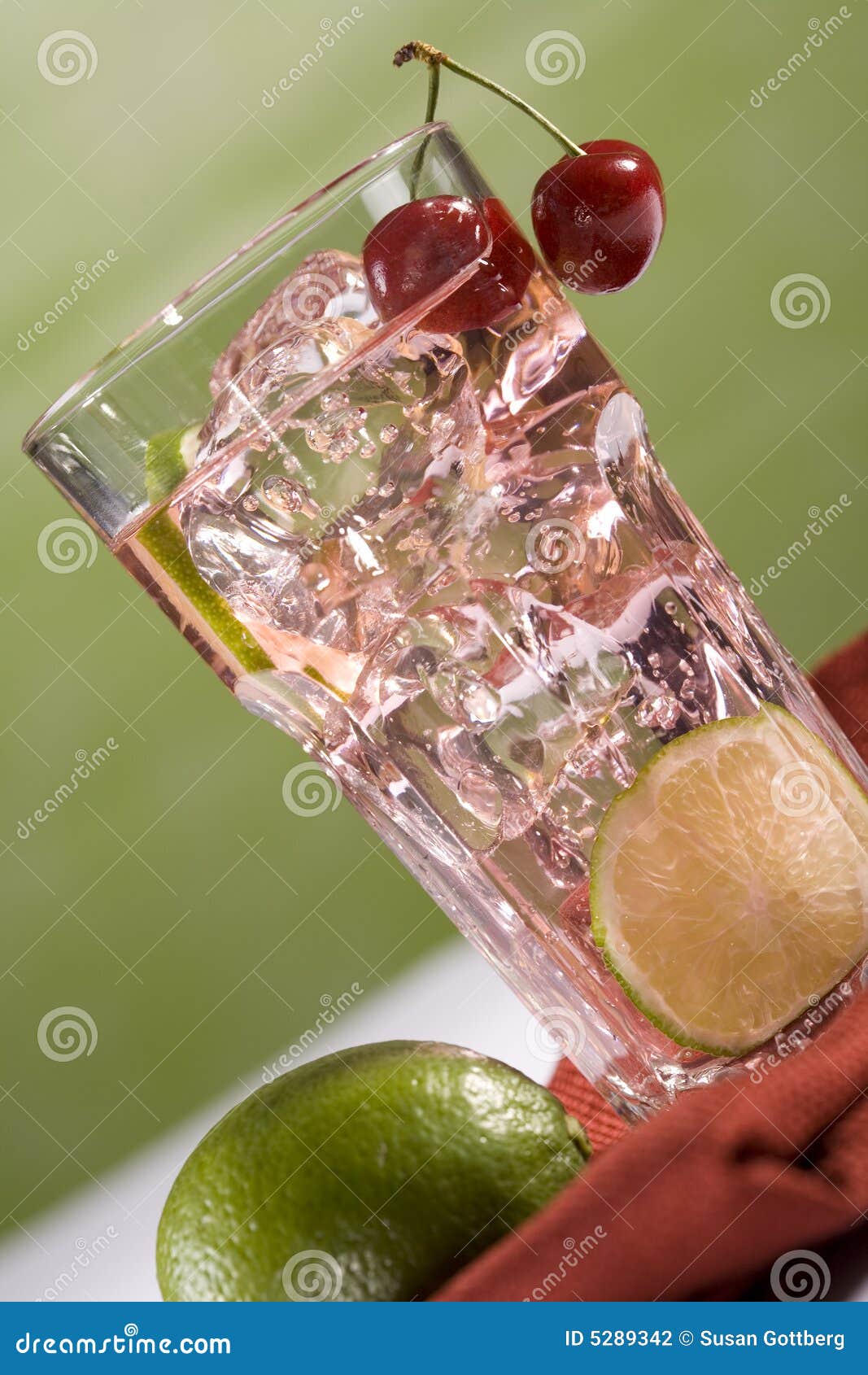 Cherry Limeade stock photo. Image of thirst, summer, refreshing - 5289342