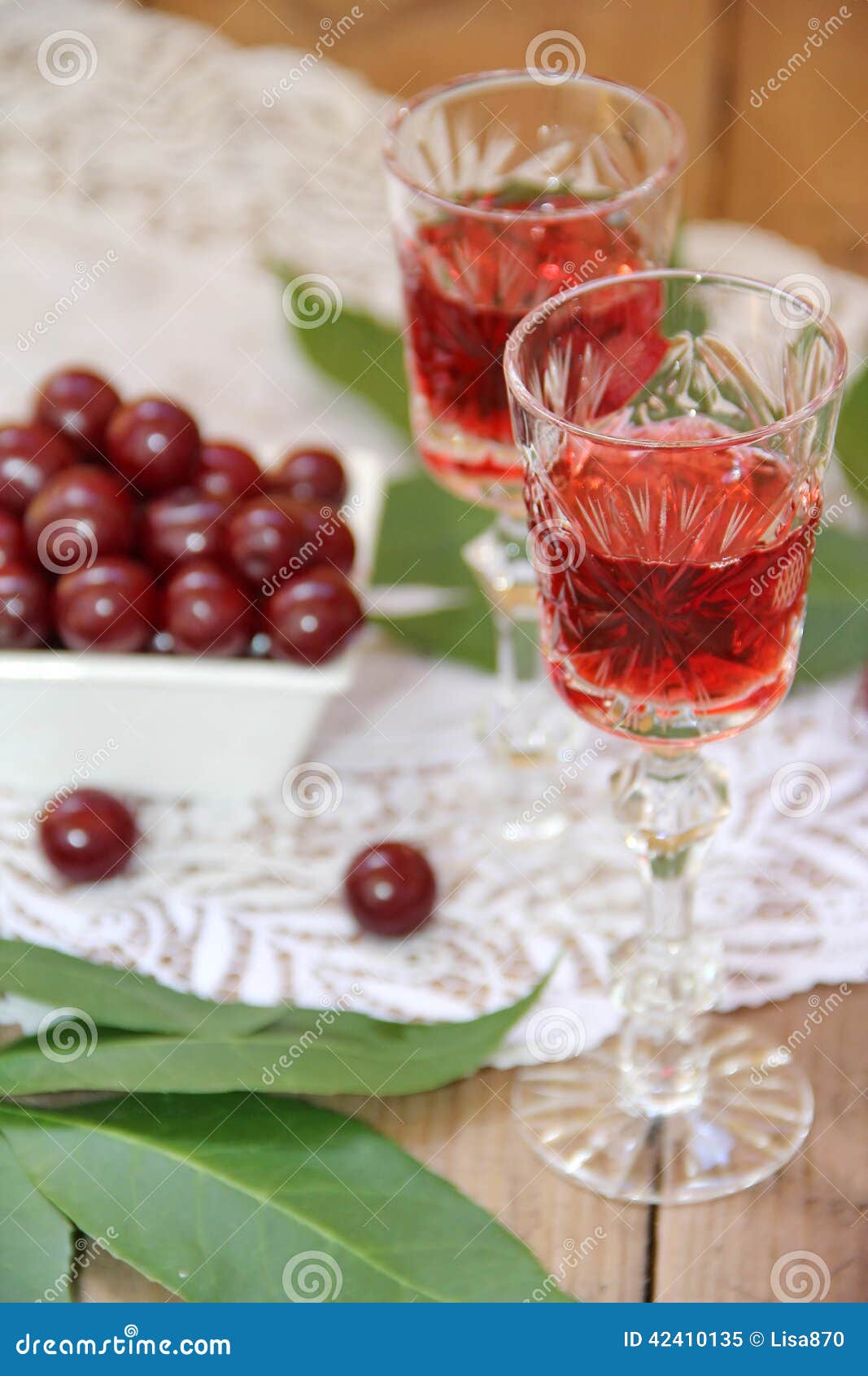 Cherry liqueur stock image. Image of sweet, alcohol, fruit - 42410135
