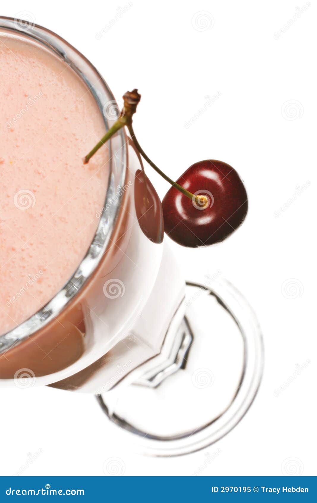 Cherry mousse stock image. Image of product, light, dairy - 2970195