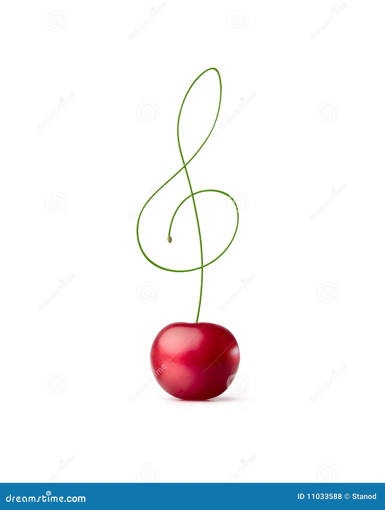 Cherry-music stock photo. Image of cherry, sound, treble - 11033588
