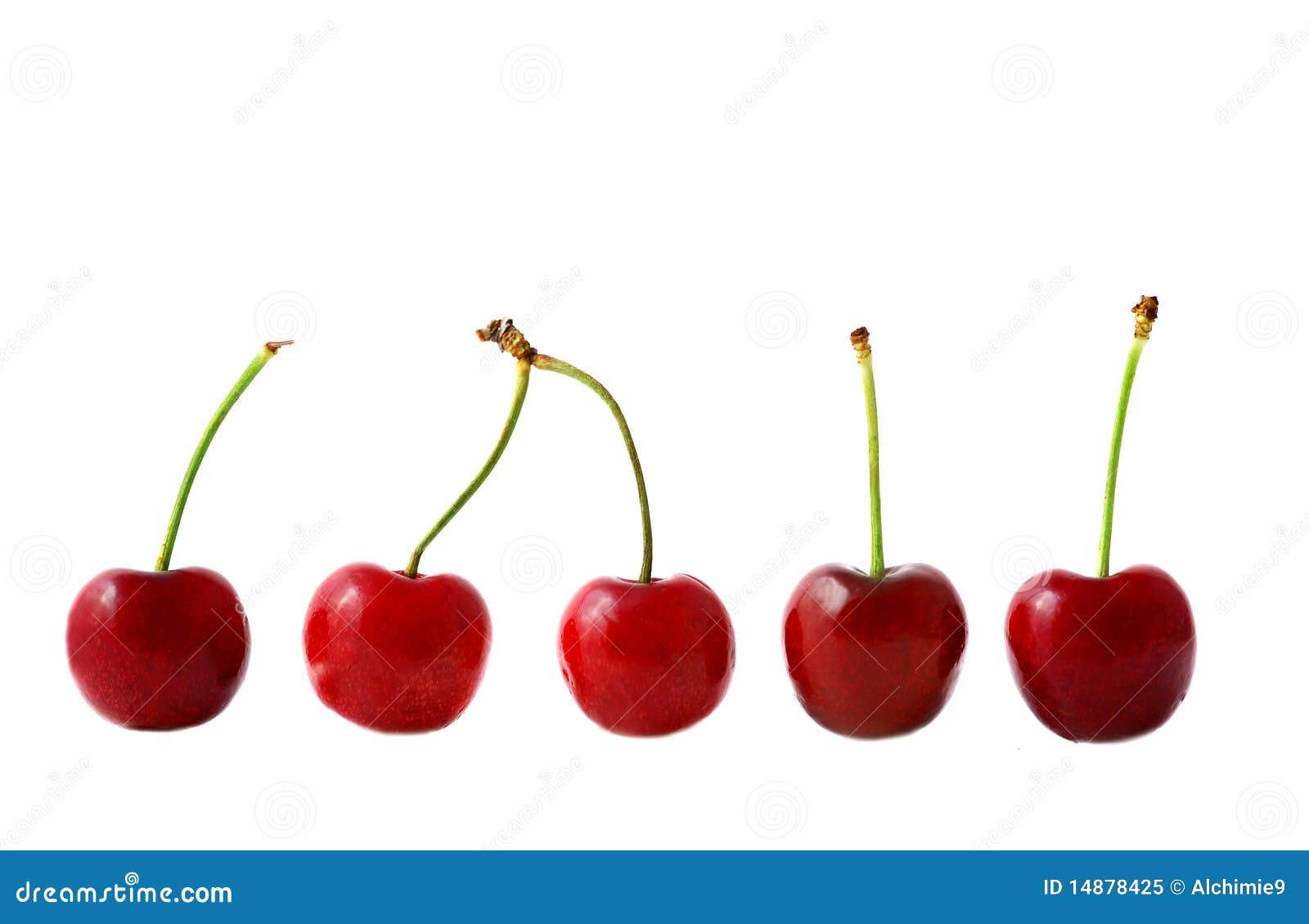 Cherry; Objects on White Background Stock Image - Image of berry, juice ...
