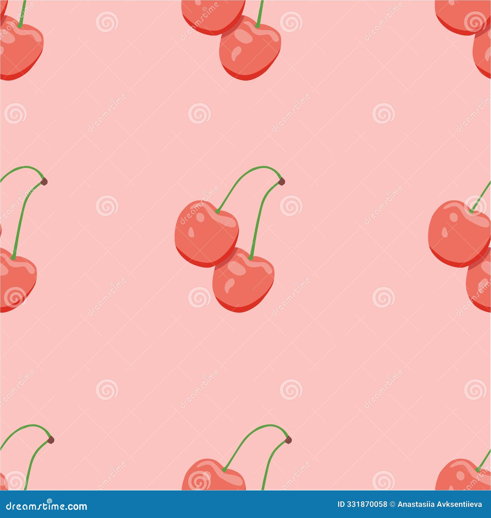 Cherry Pattern, Seamless Texture. Repeating Print, Berry Background ...