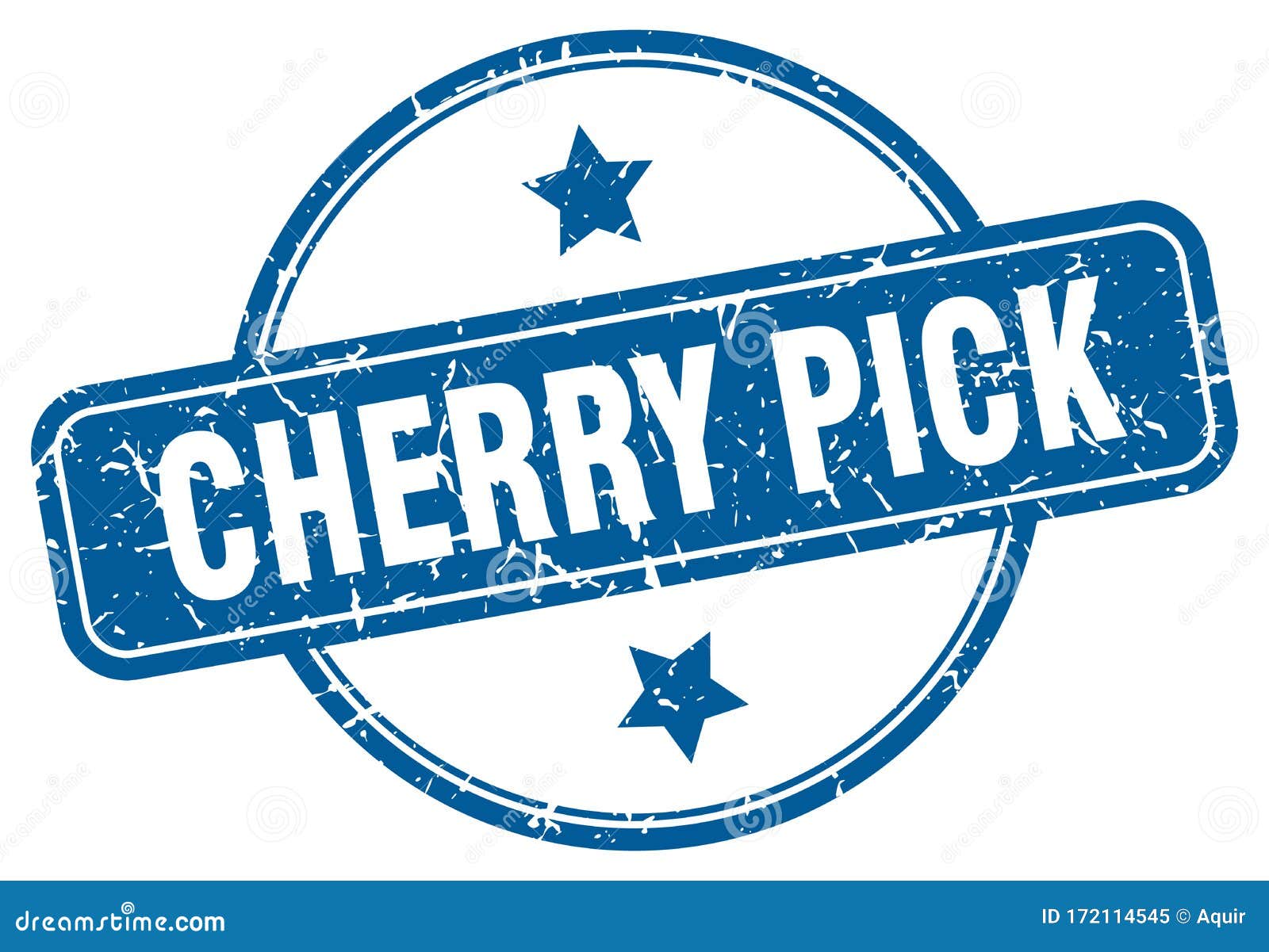 Cherry Pick Stamp. Cherry Pick Round Grunge Sign Stock Vector ...