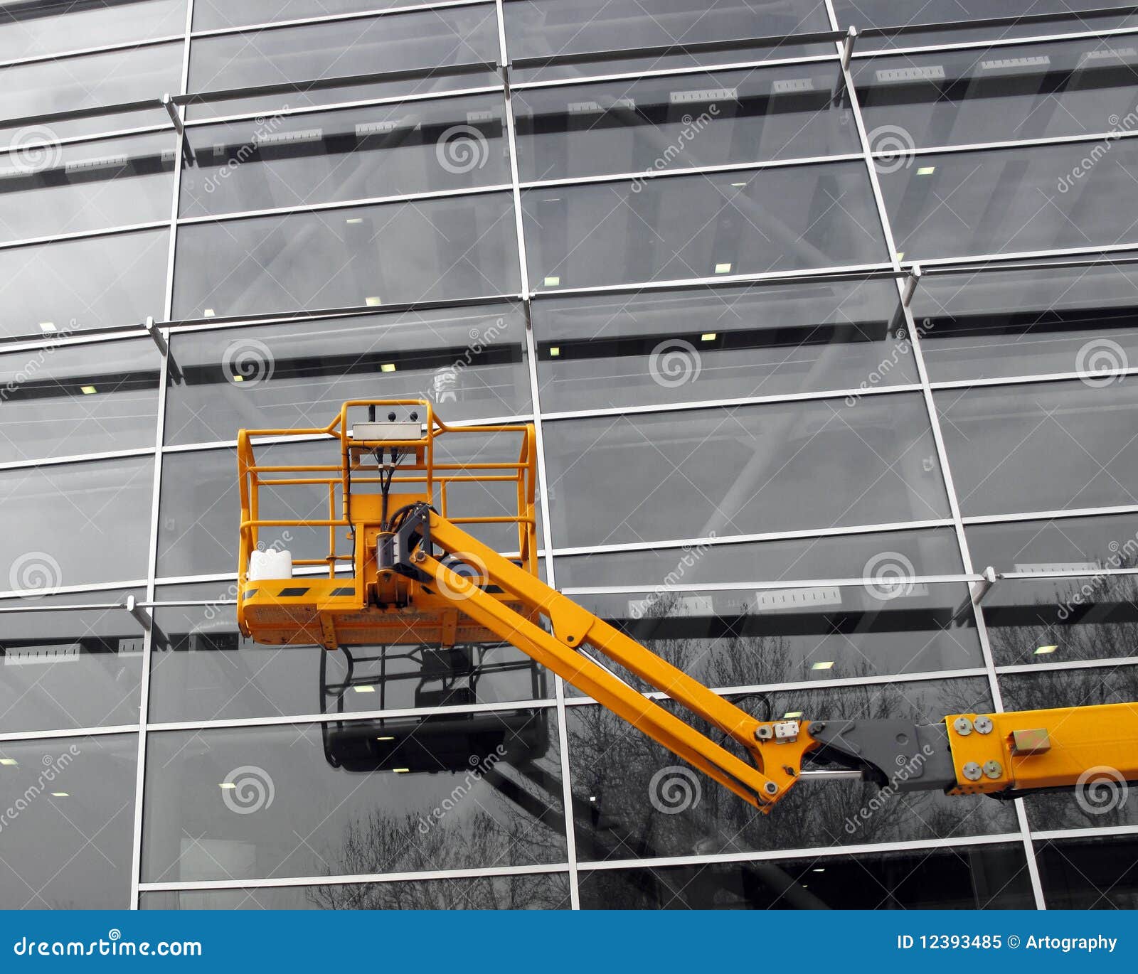 Cherry picker stock image. Image of machine, isolated - 12393485