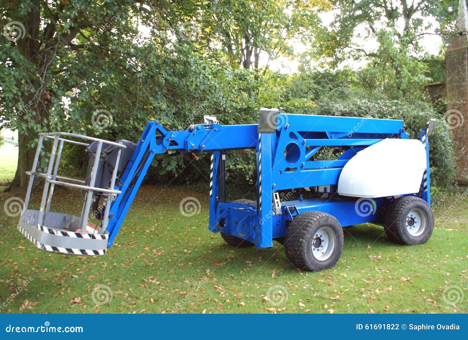 Cherry Picker stock photo. Image of lifting, agricultural - 61691822