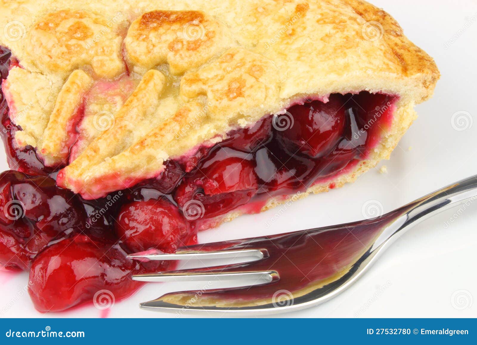 Cherry Pie Close-Up stock photo. Image of sweet, berries - 27532780