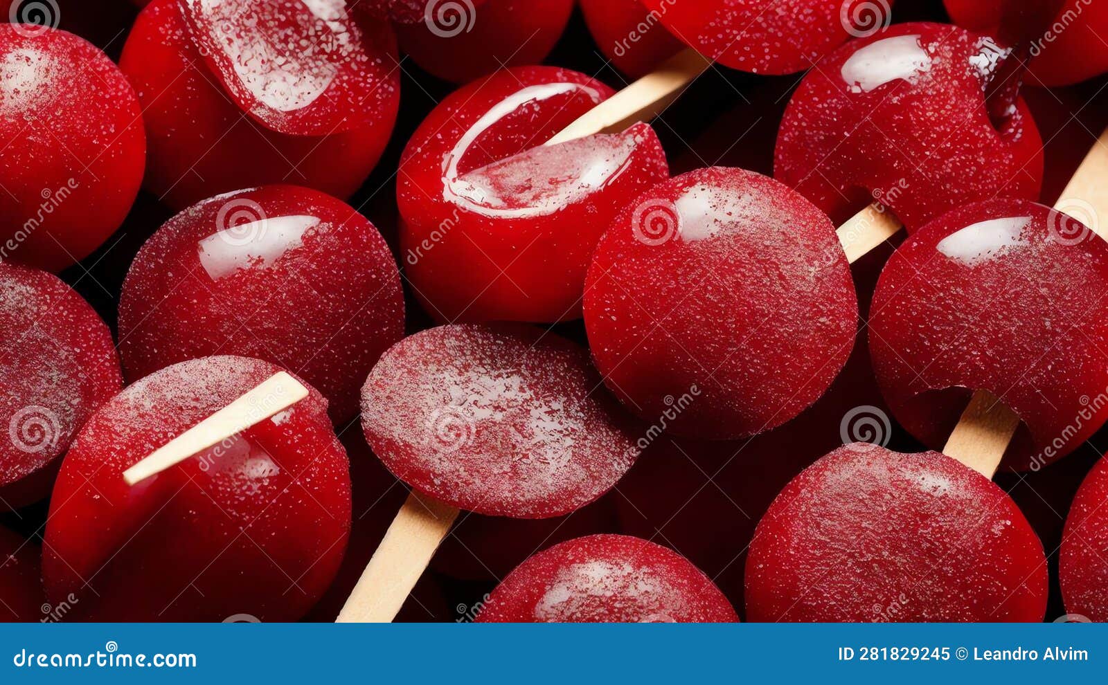 Cherry Pit Explosion a Pop Art Celebration of National Cherry Popsicle ...