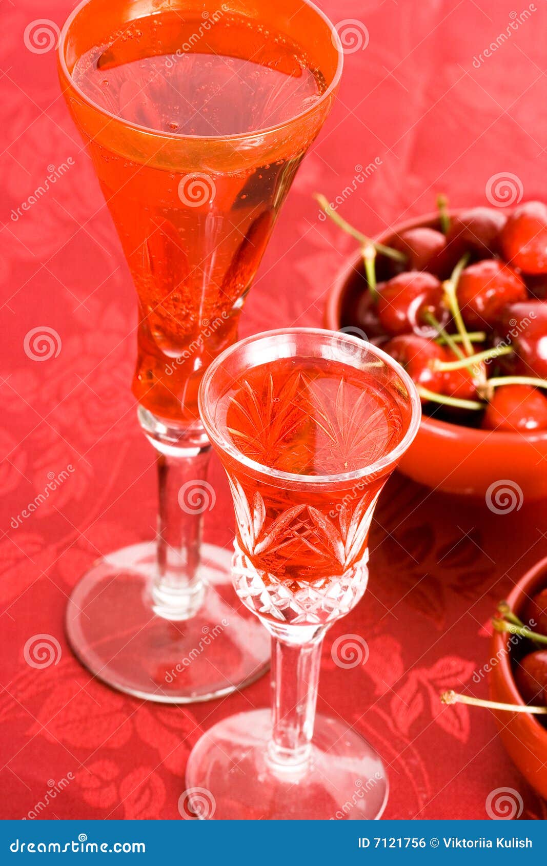 Cherry and red wine stock photo. Image of health, fresh - 7121756