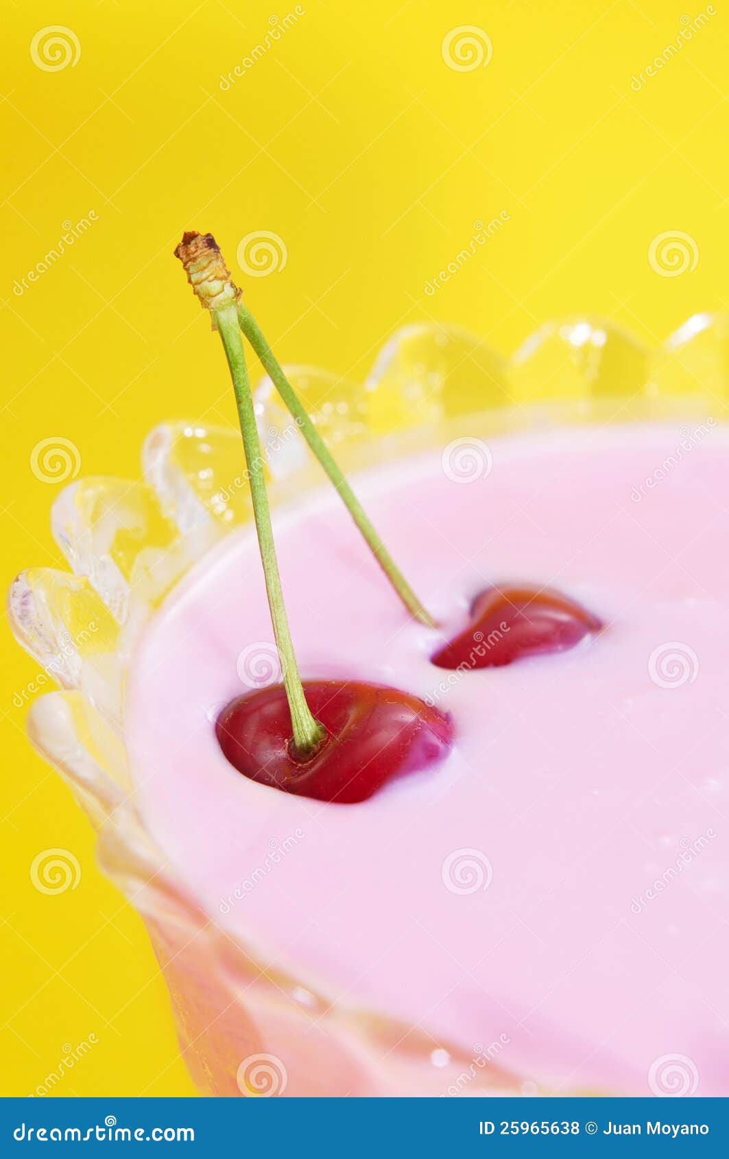 Cherry shake stock photo. Image of nutritious, refreshment - 25965638