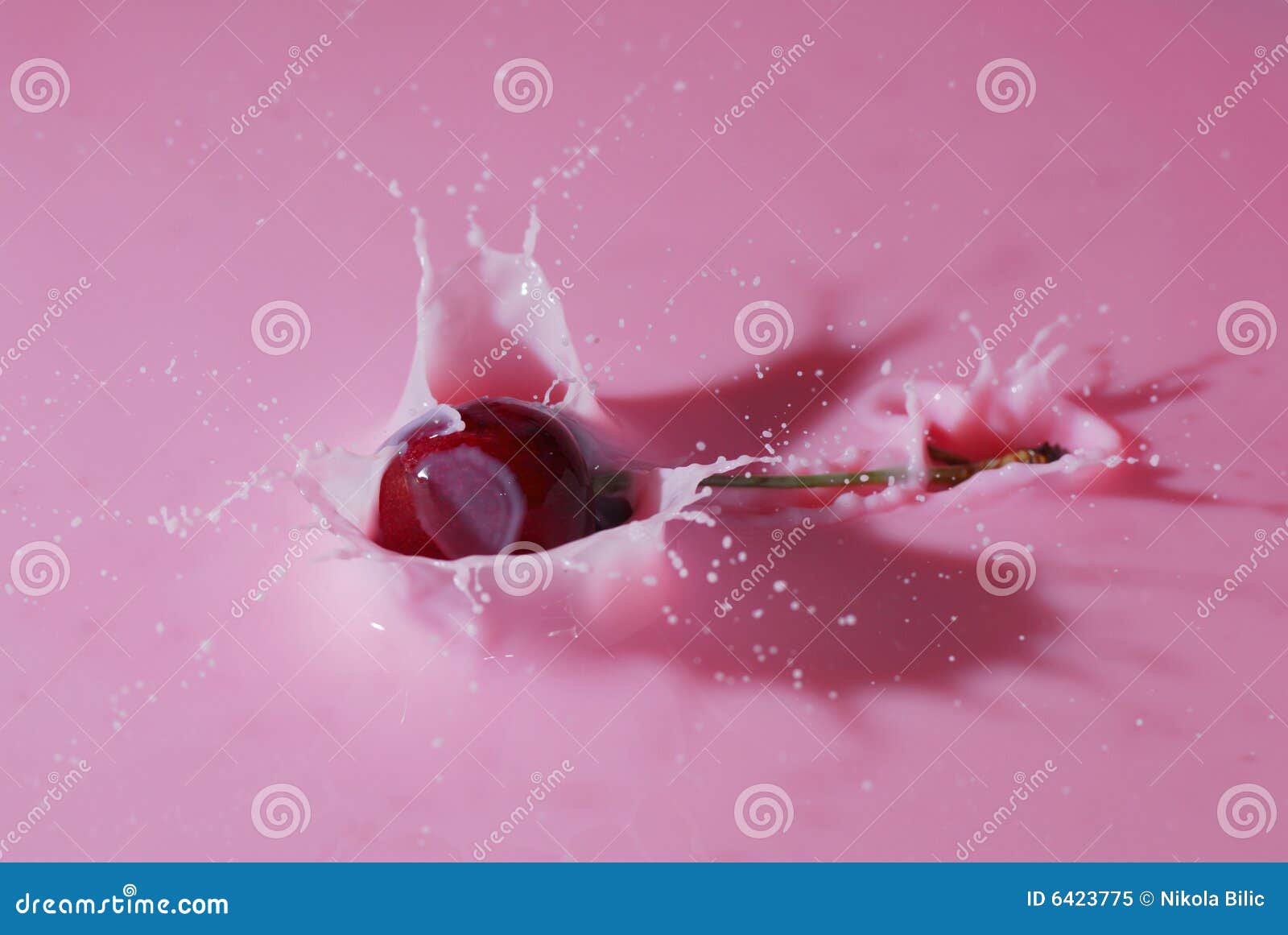 Cherry splash stock image. Image of splash, organic, berry - 6423775