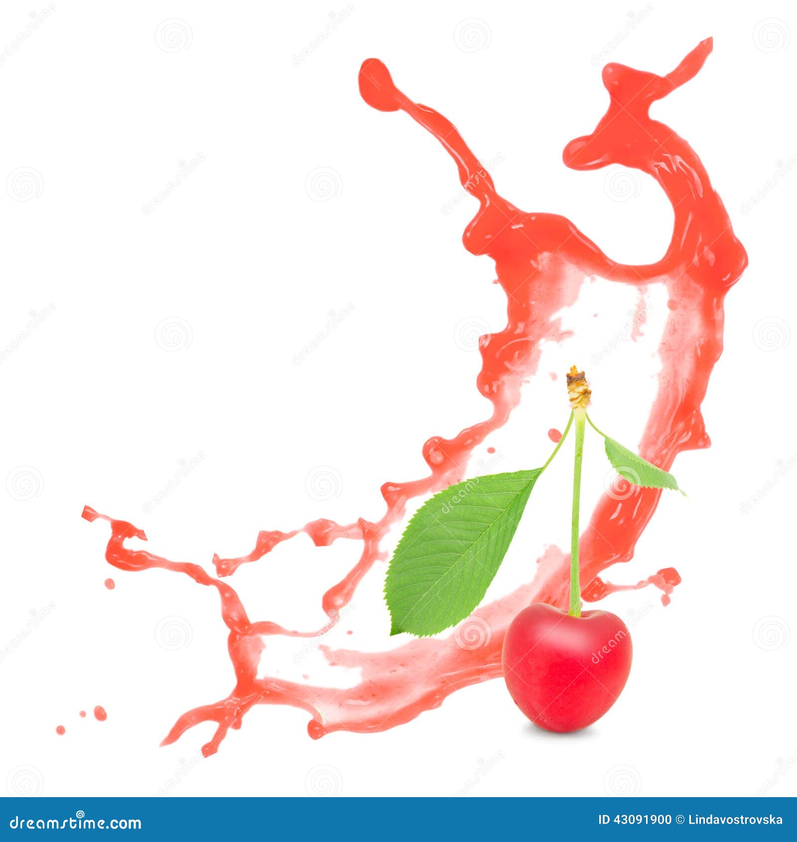 Cherry splash stock photo. Image of closeup, clean, beauty - 43091900