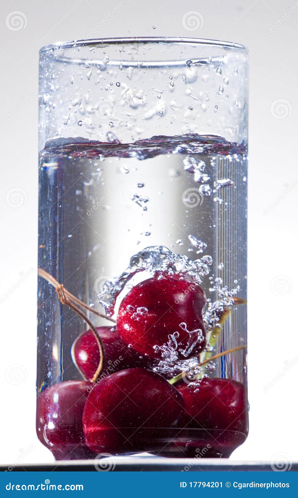 Cherry Splash in Water stock image. Image of liquid, capture - 17794201