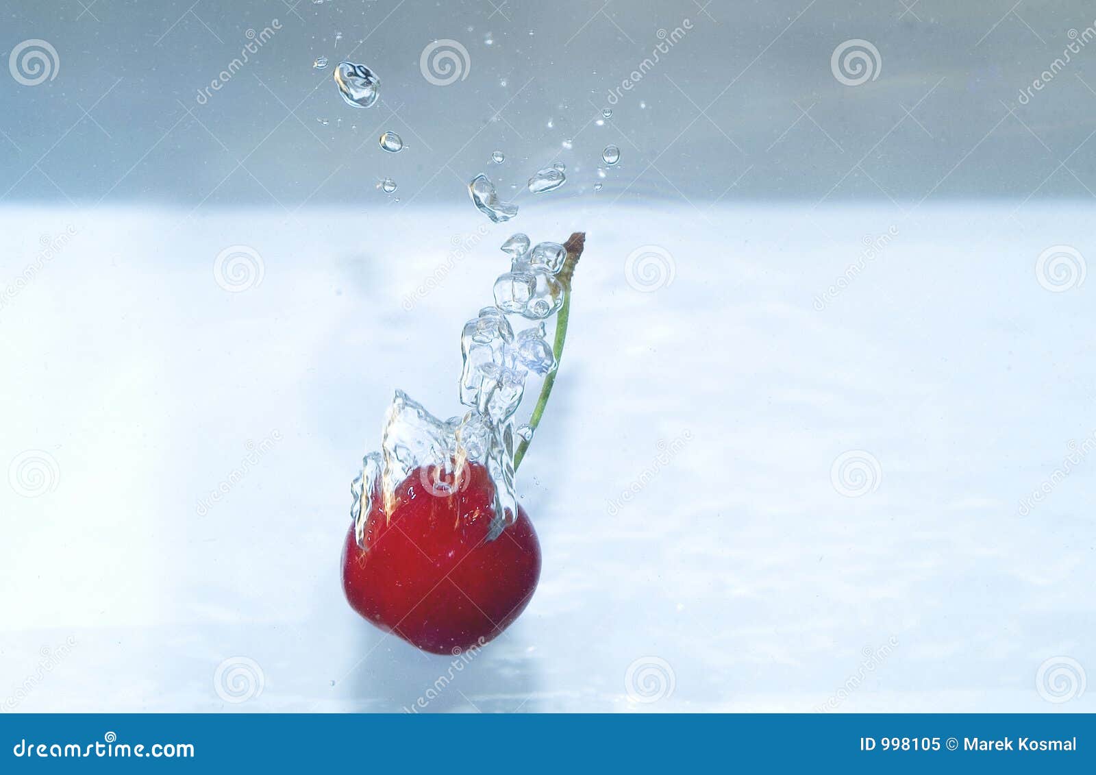 Cherry splashing stock image. Image of splash, disemboguement - 998105