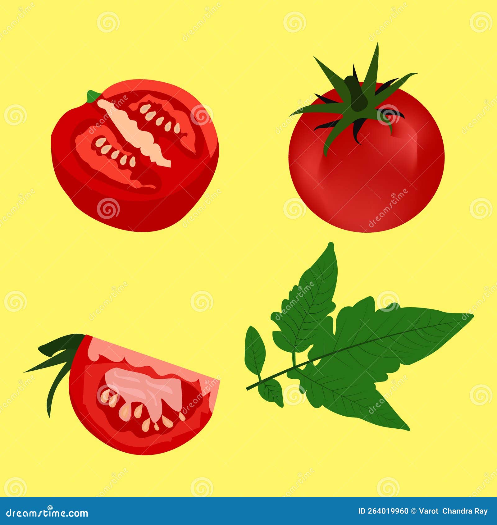 Cherry Tomato Avatar Vector Art Design Stock Vector - Illustration of ...