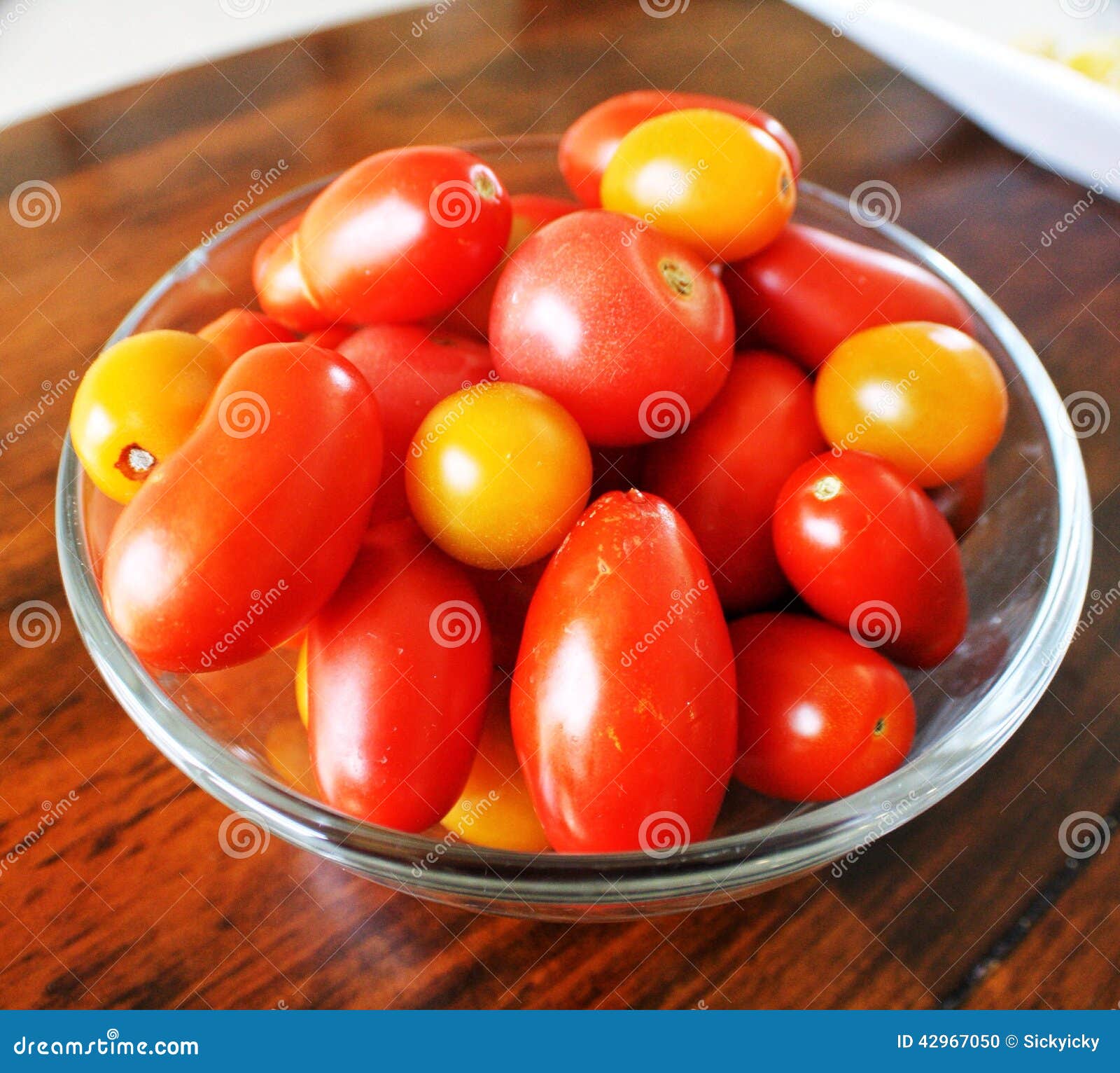 Cherry Tomatoes in a bowl stock photo. Image of plant - 42967050