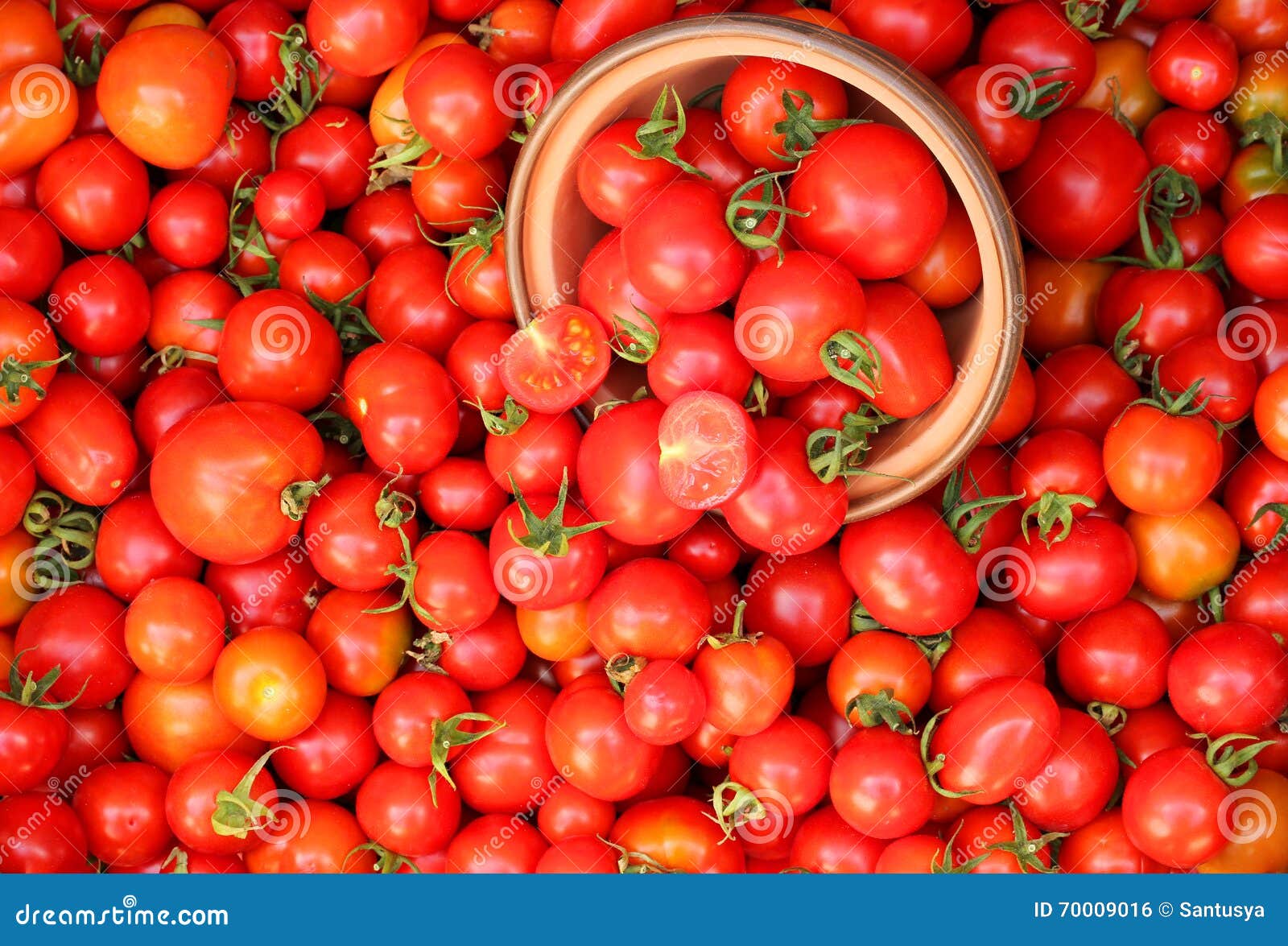Cherry tomatoes wholesale stock photo. Image of diet - 70009016
