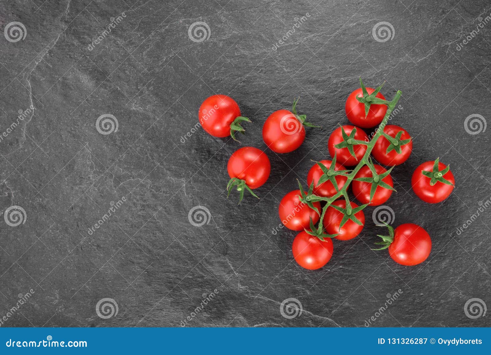 Cherry Tomatos top view stock image. Image of tomatoe - 131326287