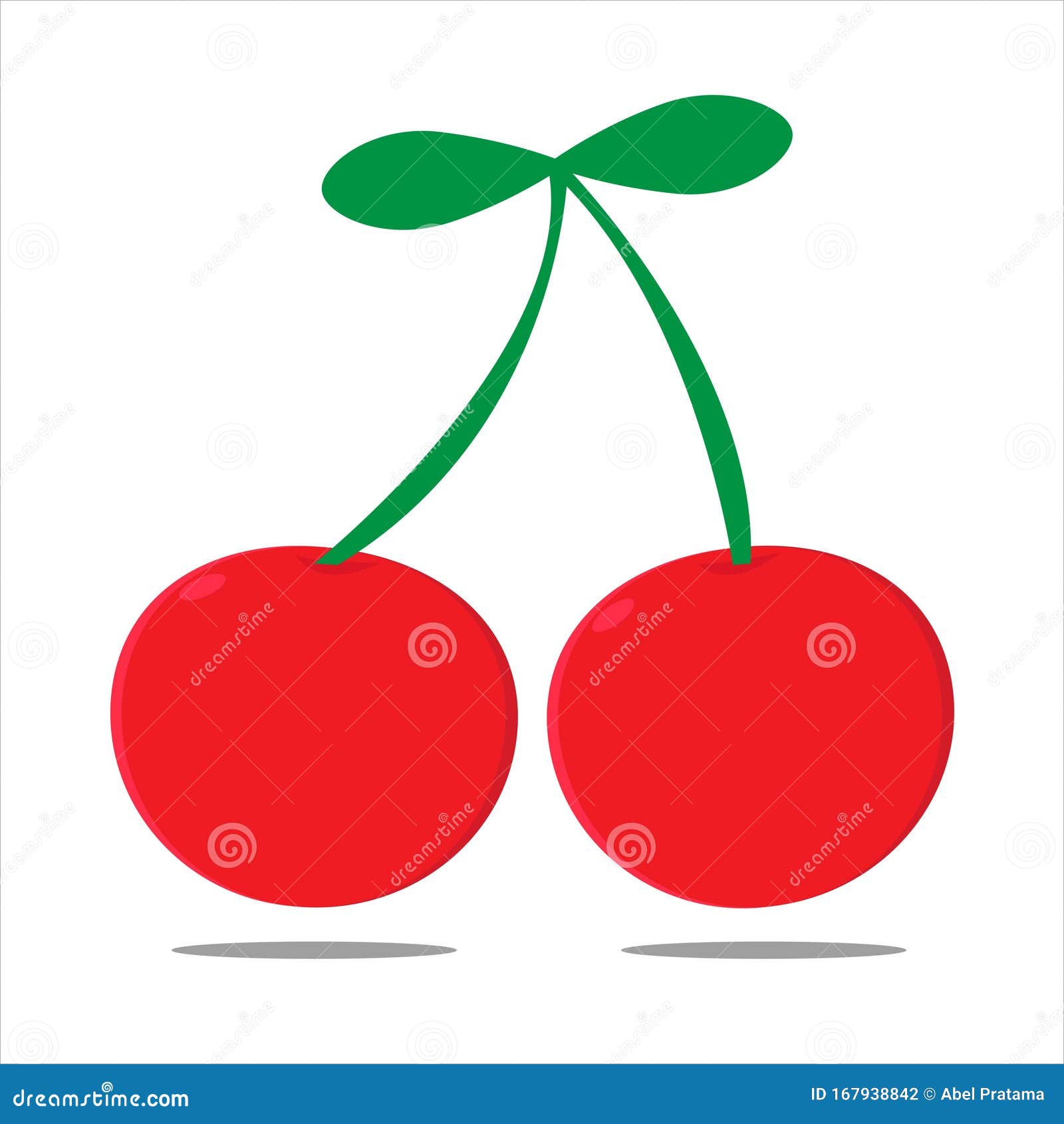 Cherry Vector Design Illustrator. Flat Design Stock Vector ...