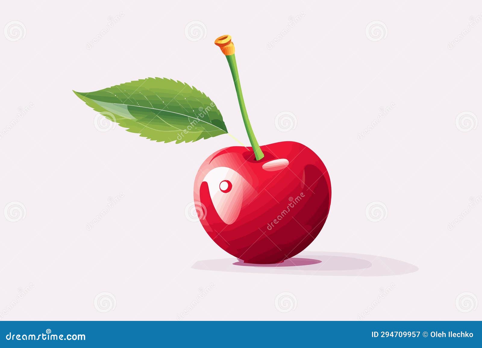 Cherry Vector Flat Minimalistic Asset Isolated Vector Style ...