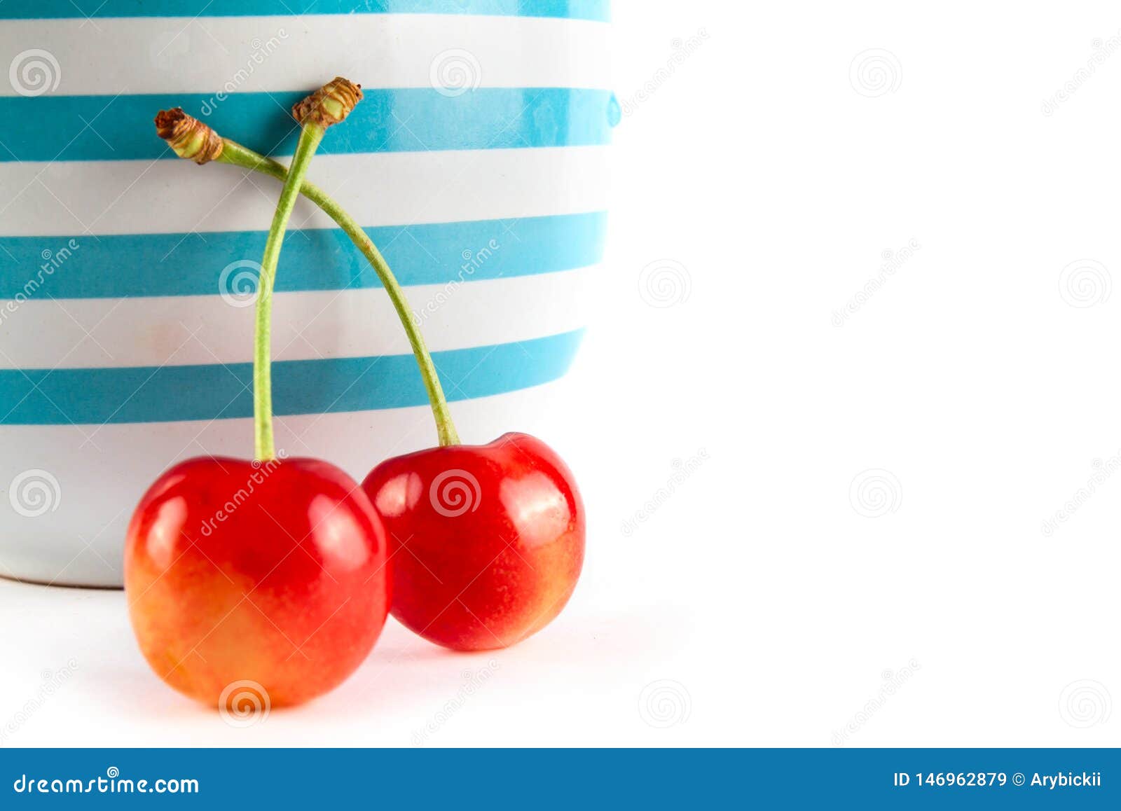 Cherry on white background stock image. Image of fresh - 146962879
