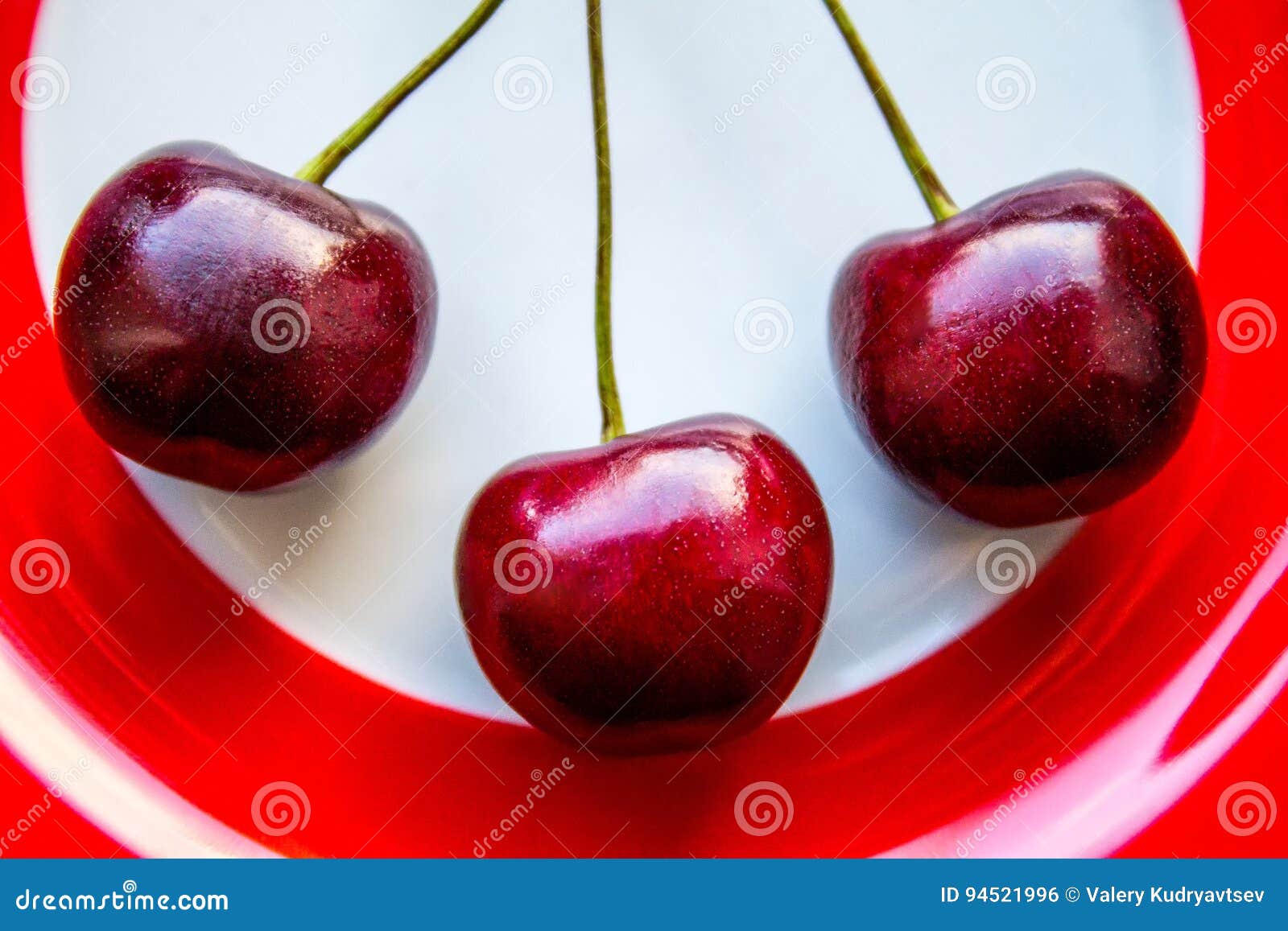 Cherry stock photo. Image of small, plate, food, wild - 94521996