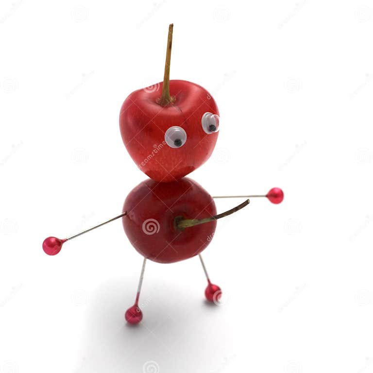 Cherryman stock photo. Image of descriptive, color, cute - 5740686