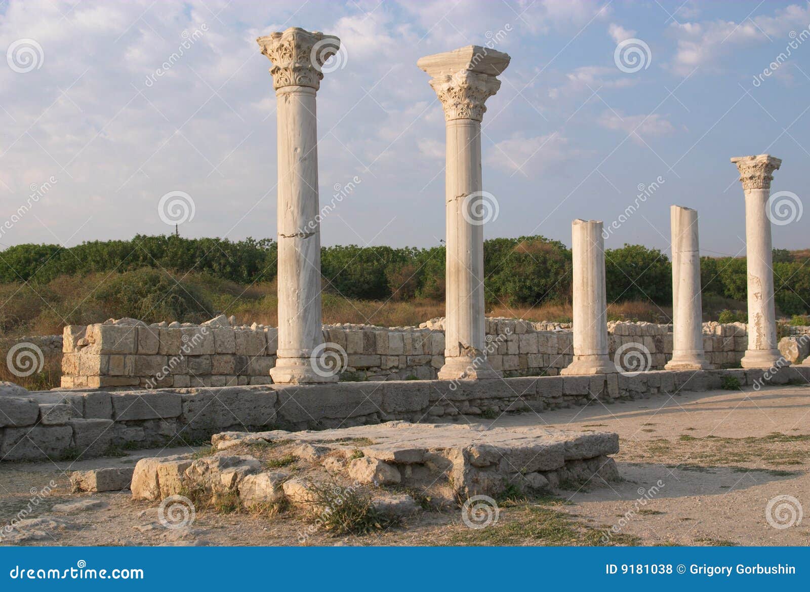 Chersonesos ruins stock photo. Image of culture, antique - 9181038