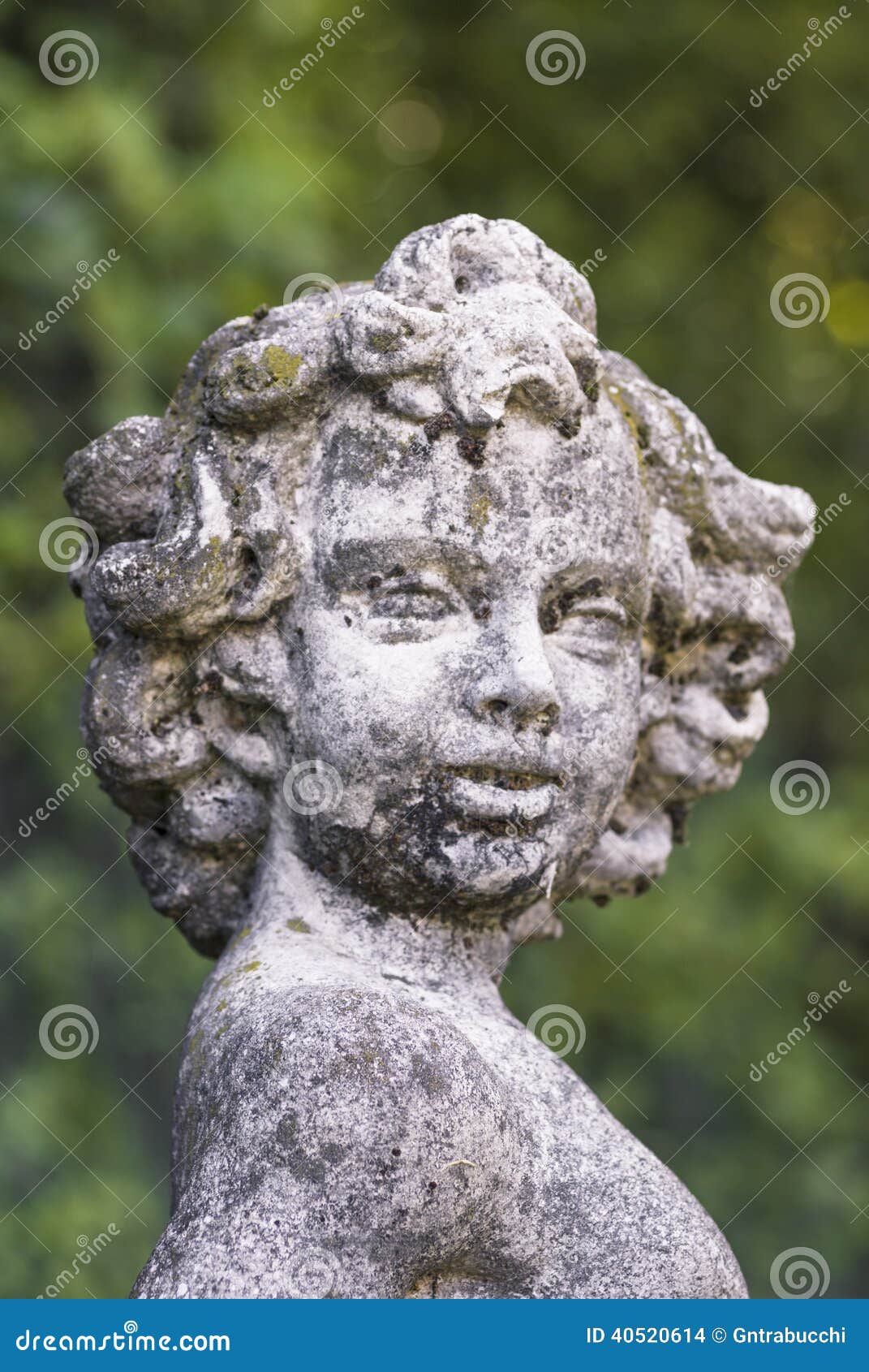 Cherub arkivfoto. Bild av sten, körsbär, klassiskt, stänga - 40520614