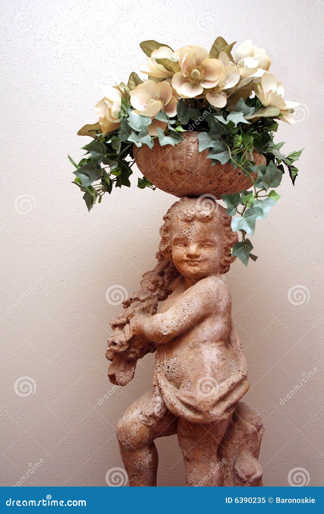 Cherub Statue 3 stock image. Image of church, spirit, angel - 6390235