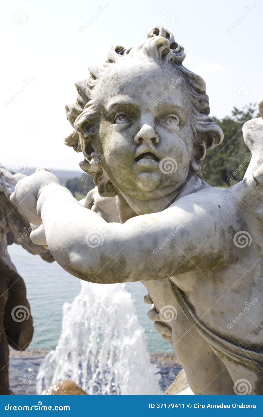 Cherub statue stock image. Image of arch, monument, vintage - 37179411