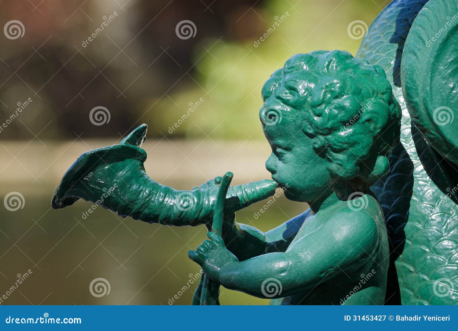 Cherub Statue stock image. Image of cherub, ornament - 31453427