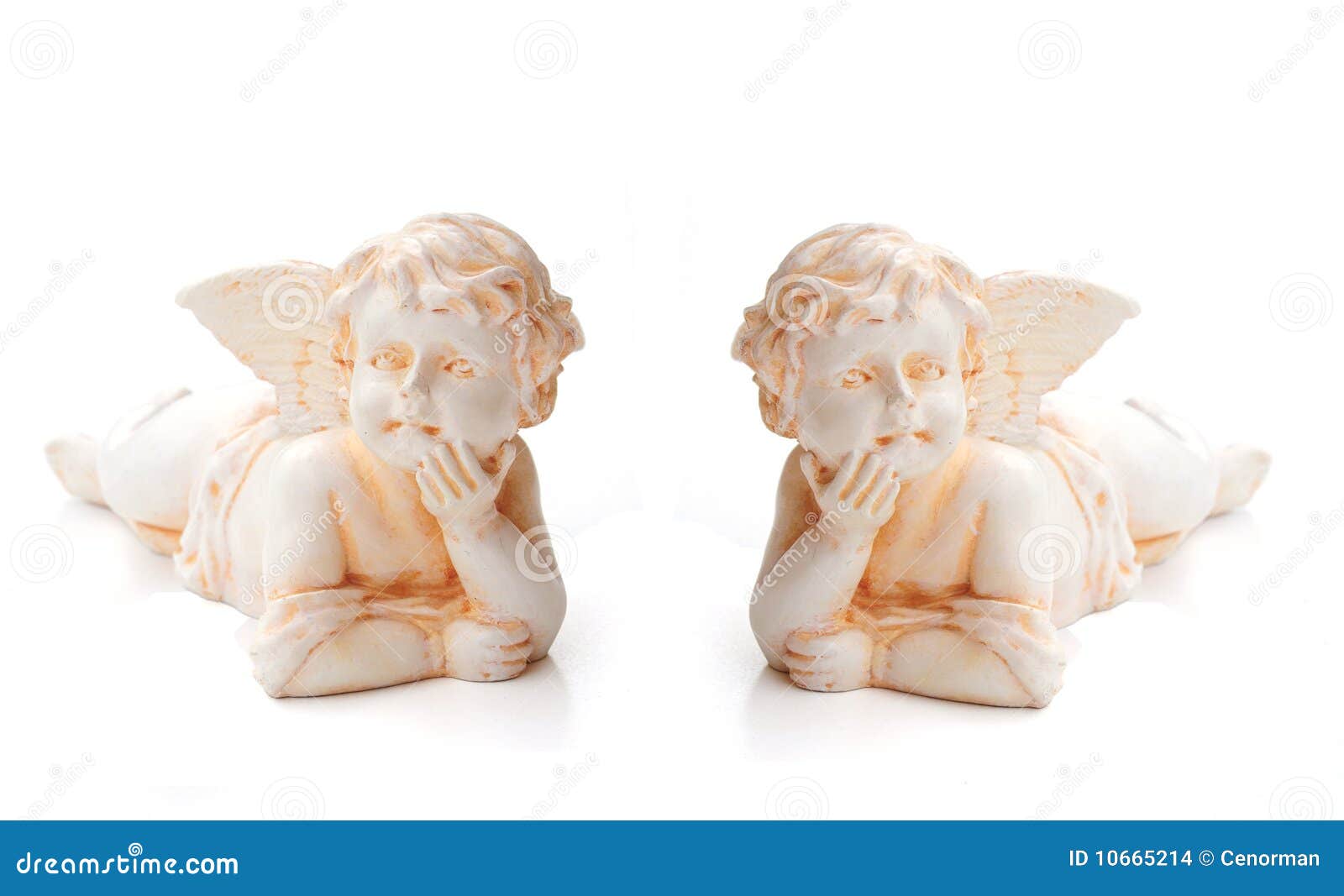 Cherubs stock photo. Image of isolated, sculpture, close - 10665214