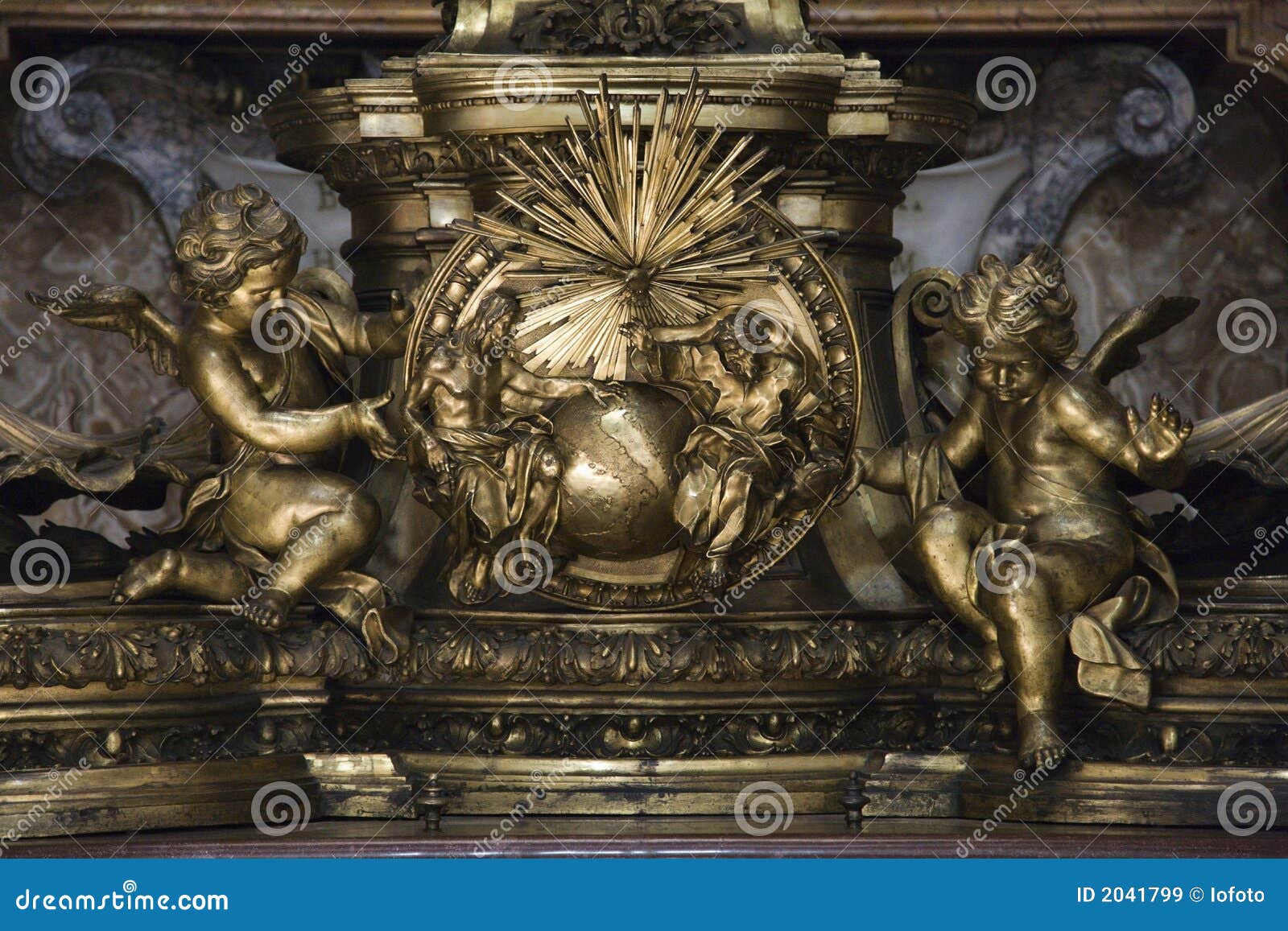 Cherubs and Creation in Saint Peter S. Editorial Stock Image - Image of ...