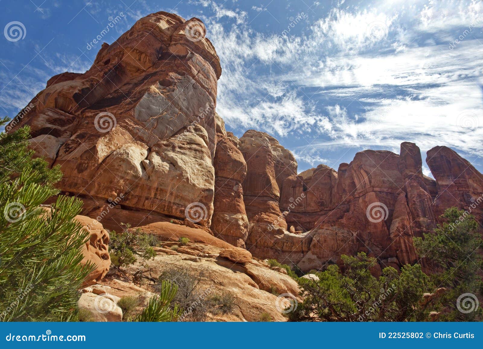 Chesler Park at Canyonlands National Park Stock Photo - Image of desert ...
