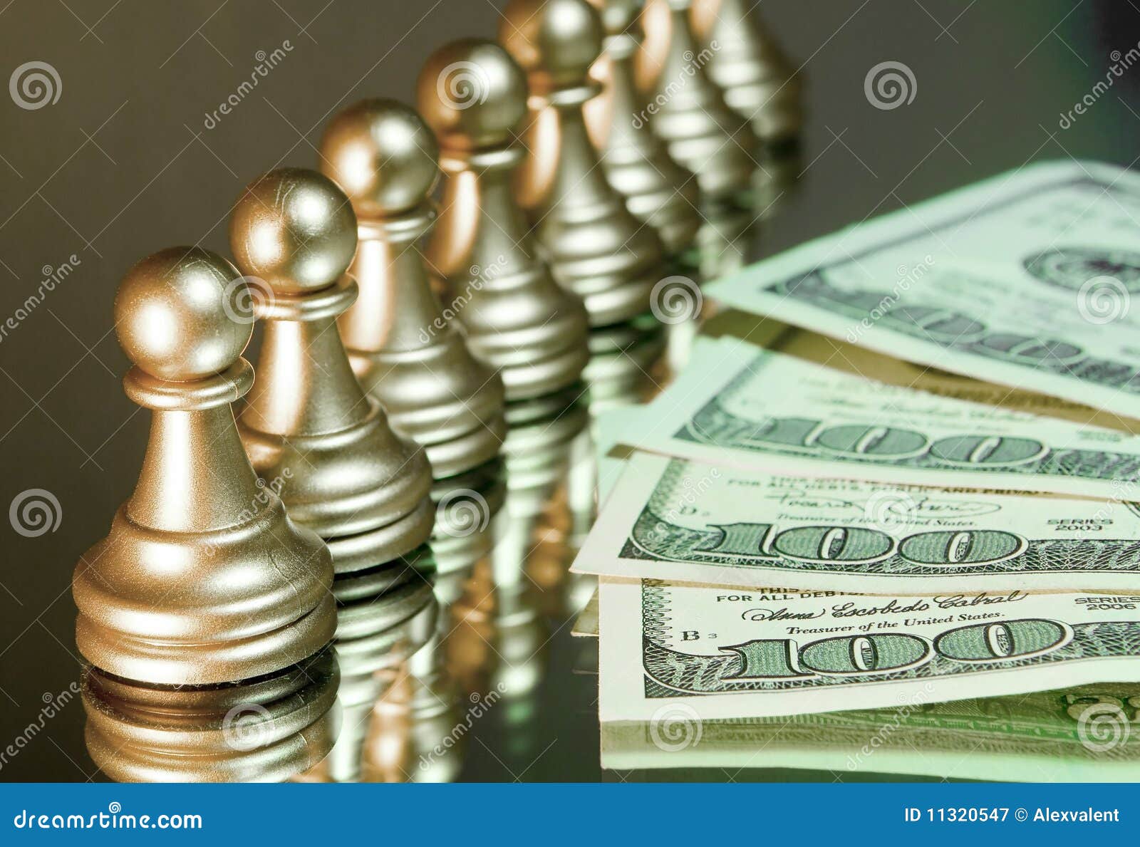Chess stock image. Image of dollar, skill, piece, money - 11320547