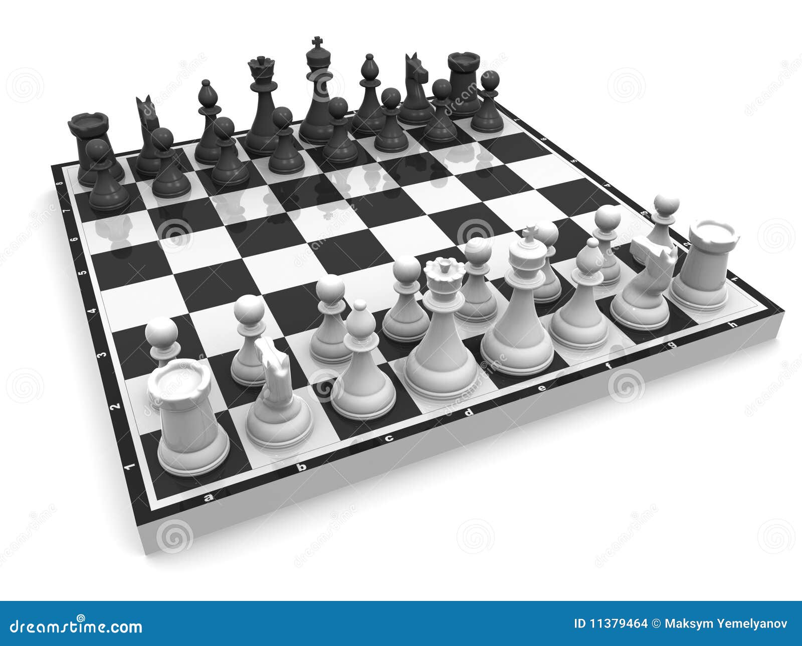 Chess stock illustration. Illustration of objects, board - 11379464