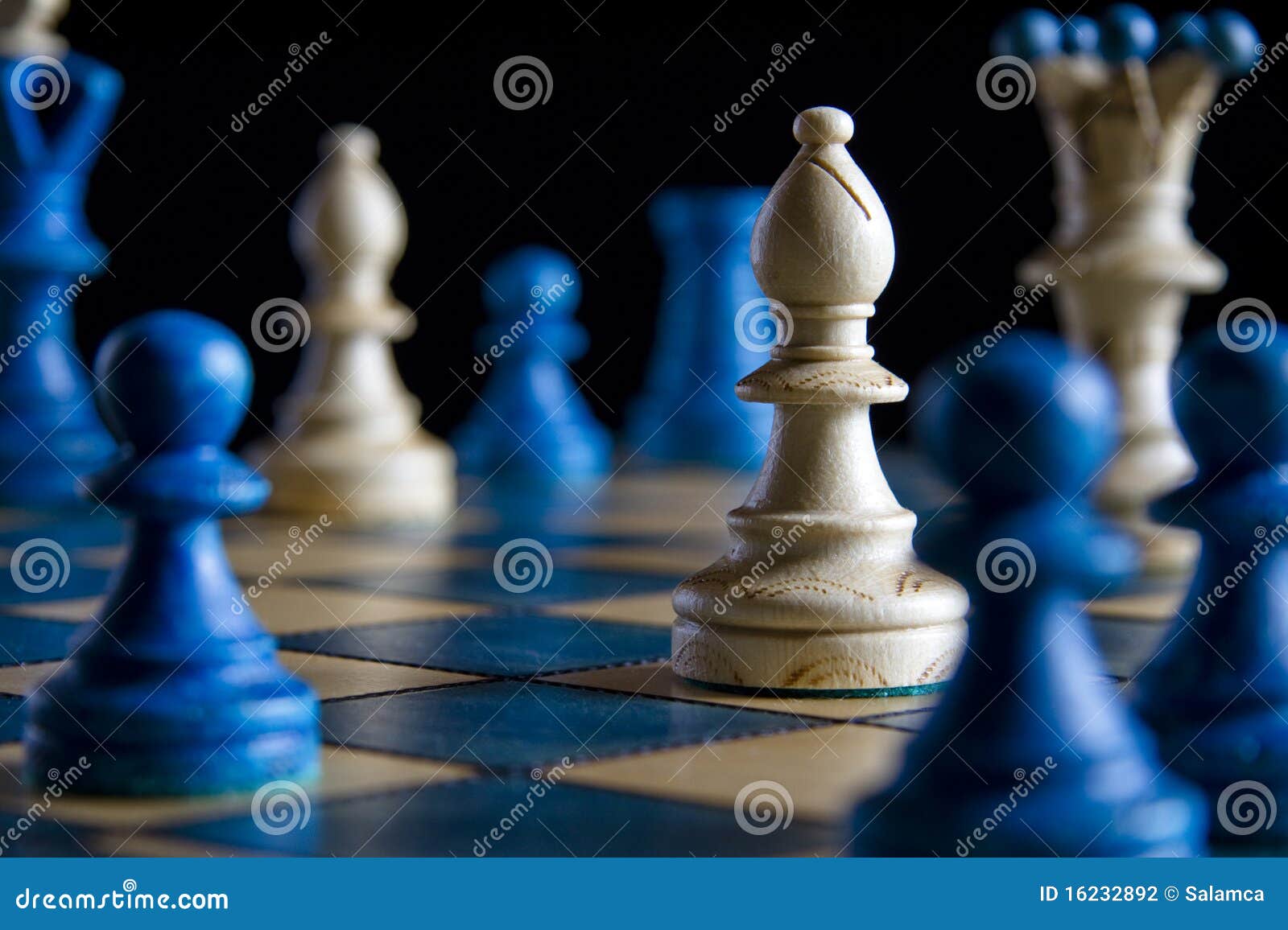 Chess stock photo. Image of background, blue, black, light - 16232892