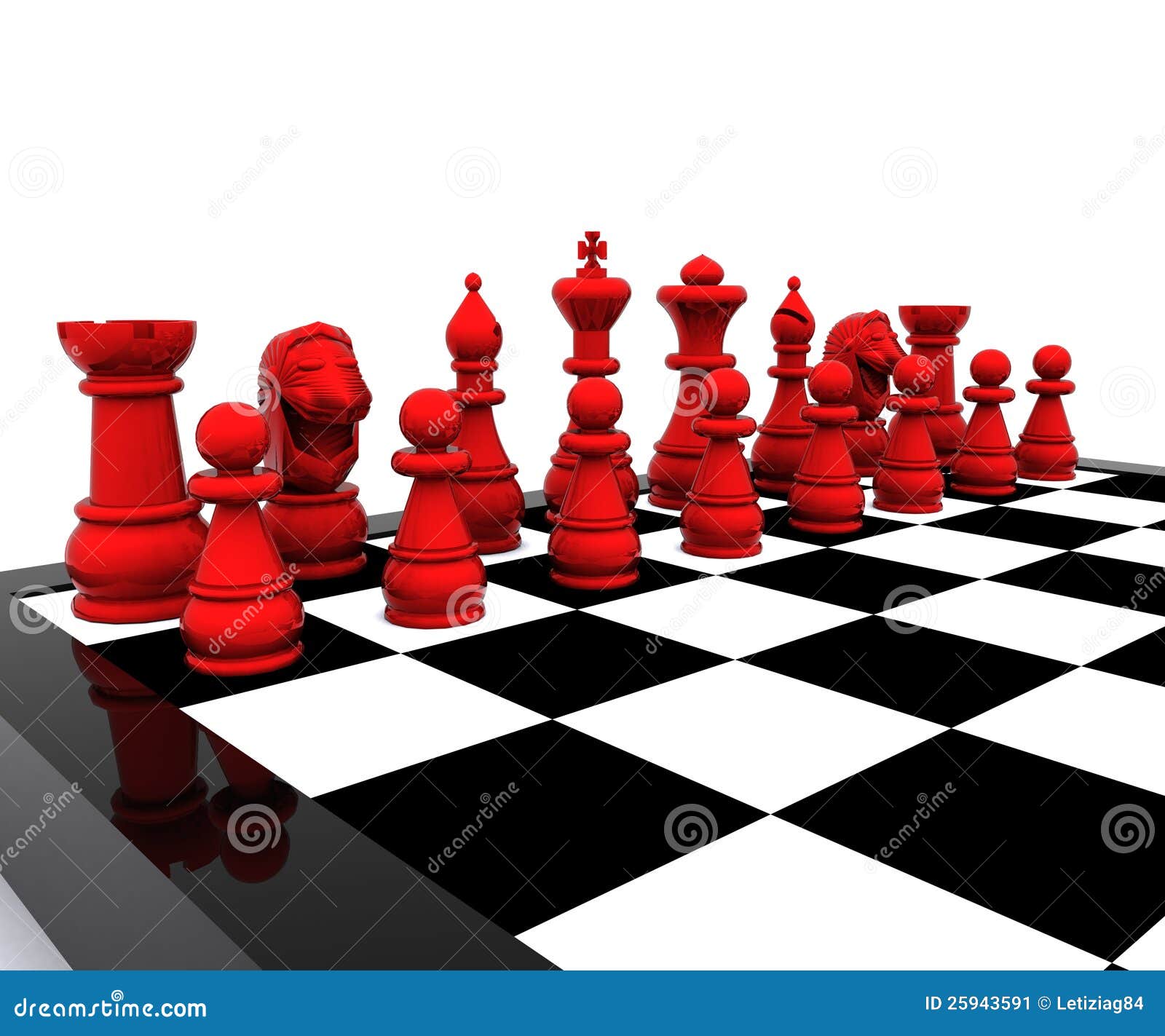 Chess - 3D stock illustration. Illustration of combat - 25943591
