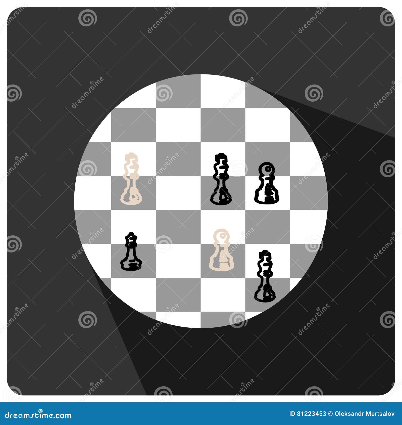 Chess Background Abstract Illustration Stock Vector - Illustration of ...