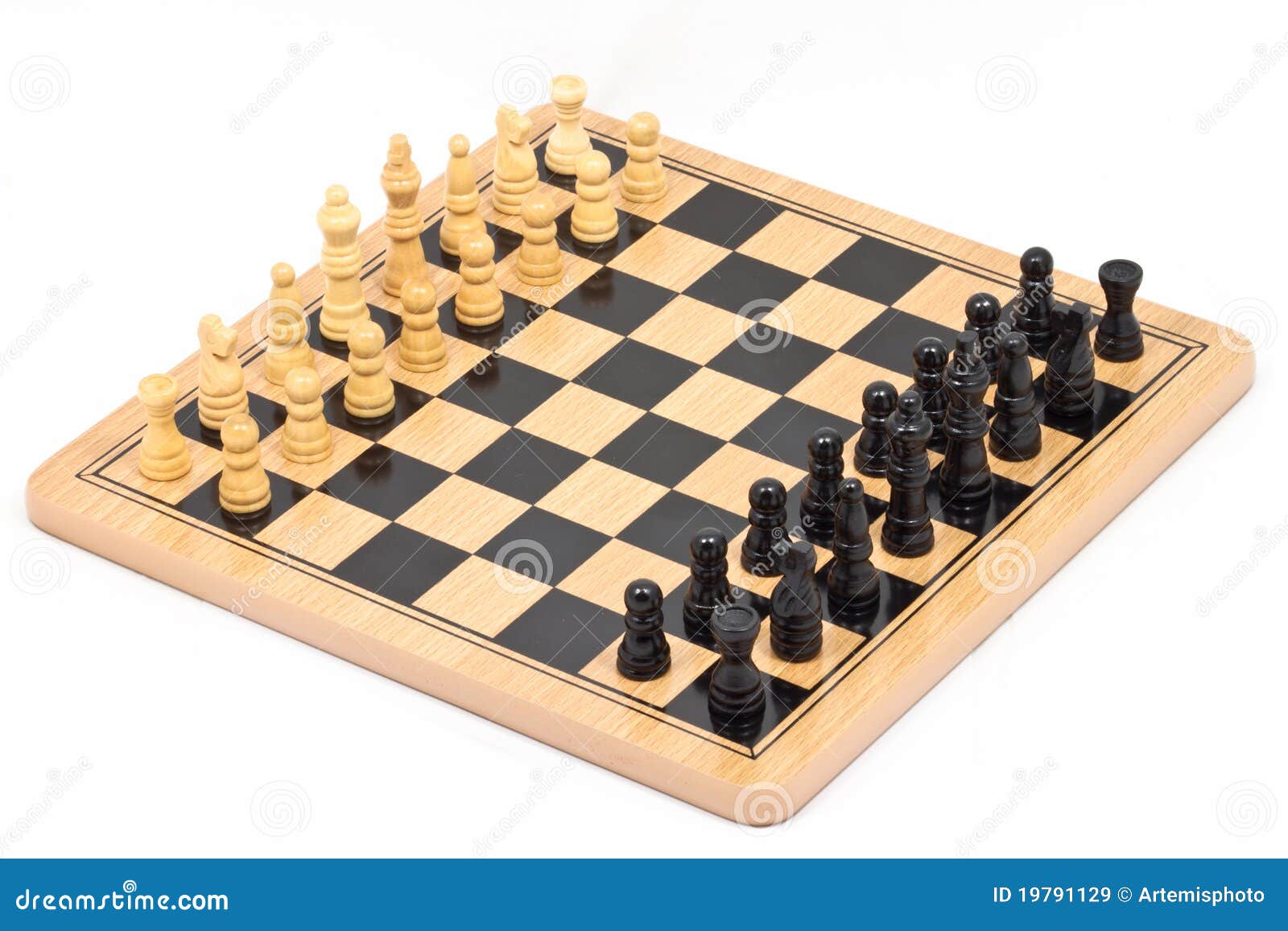 Chess battle stock image. Image of isolated, conflict - 19791129