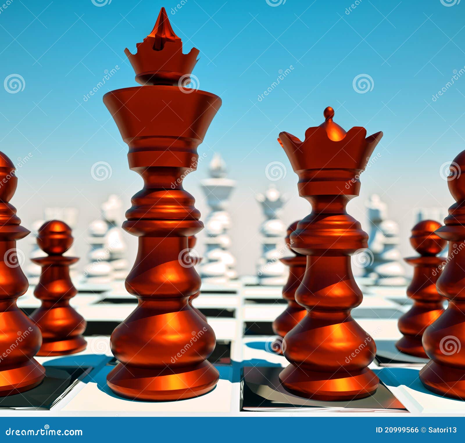 Chess battle stock illustration. Illustration of symbol - 20999566